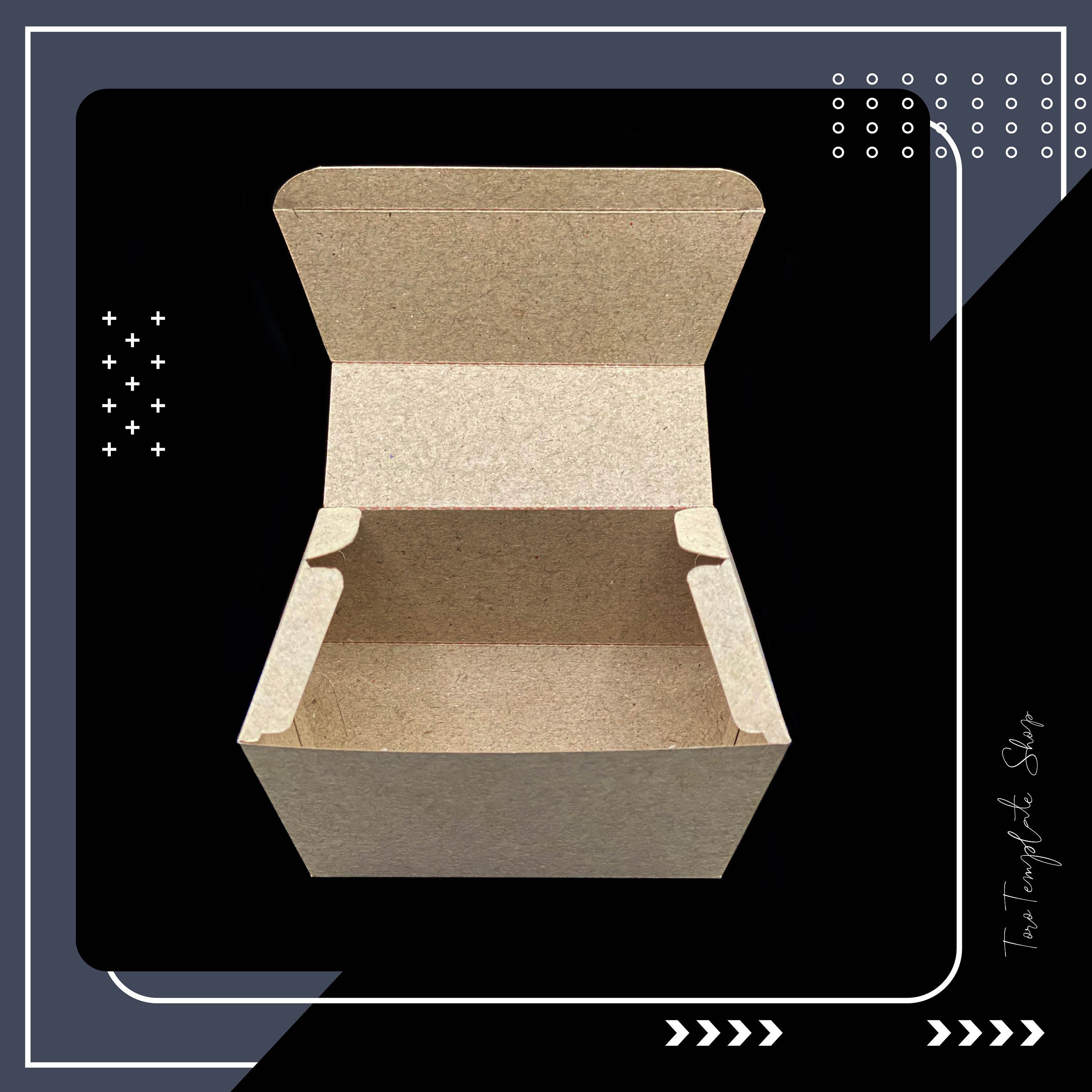 Food Box Template Trapezoid Box Template Candy Box Template - Etsy