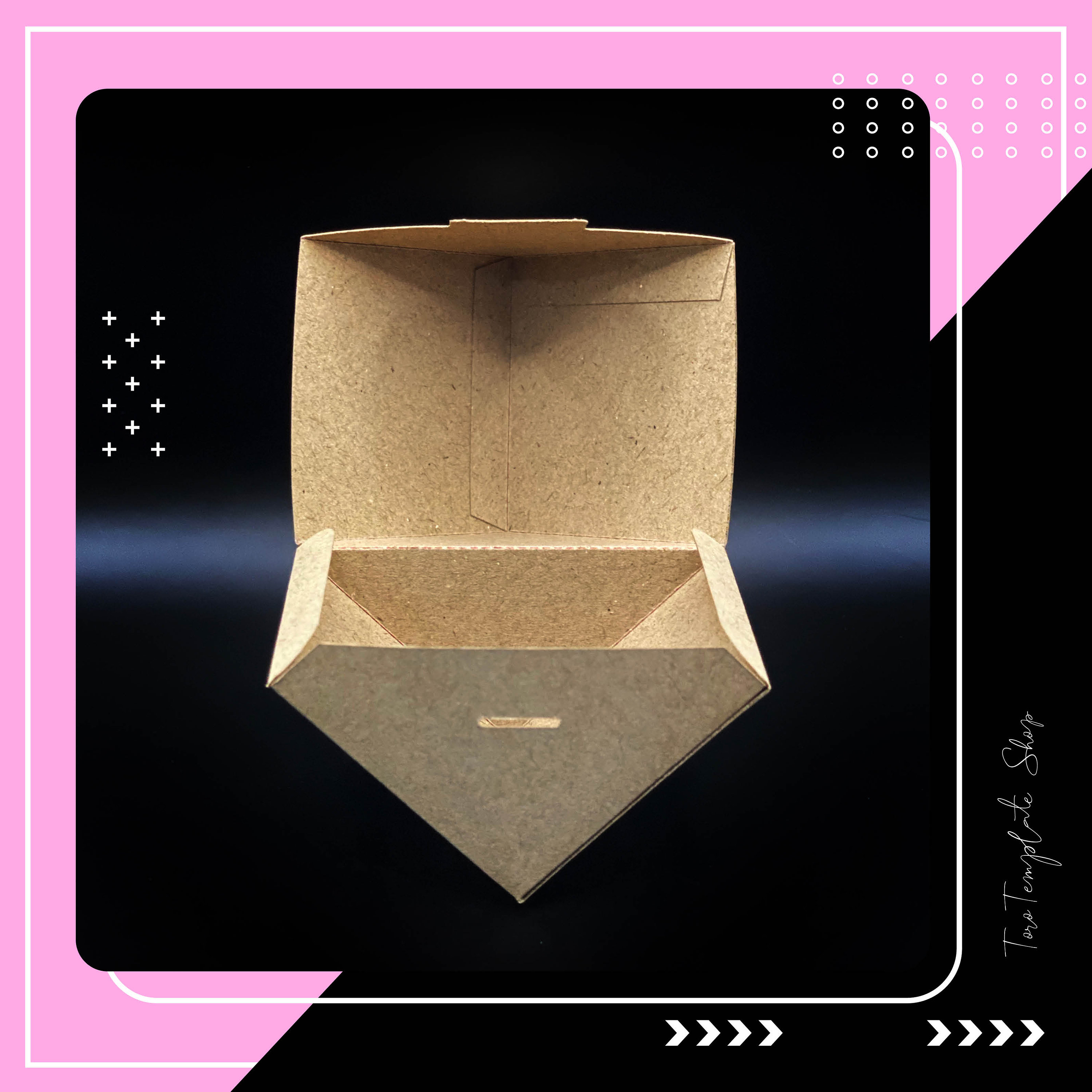Square Box Template Cookies Box Template Gift Box Template - Etsy