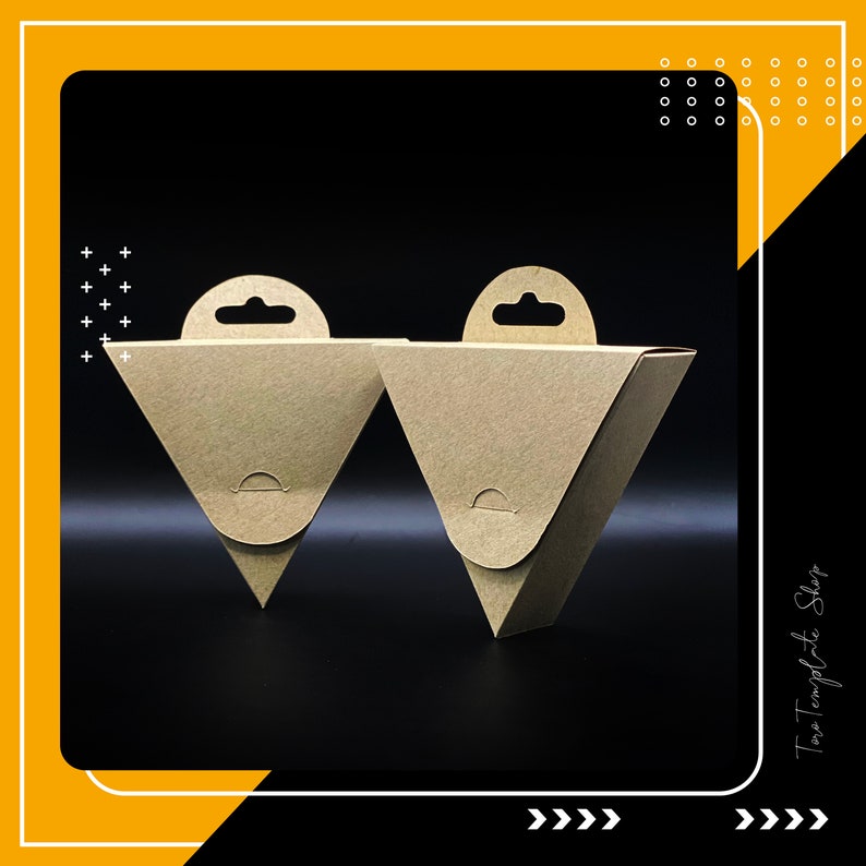 Triangle Box Template: Printable Gift/candy Box (digital Download) - Etsy