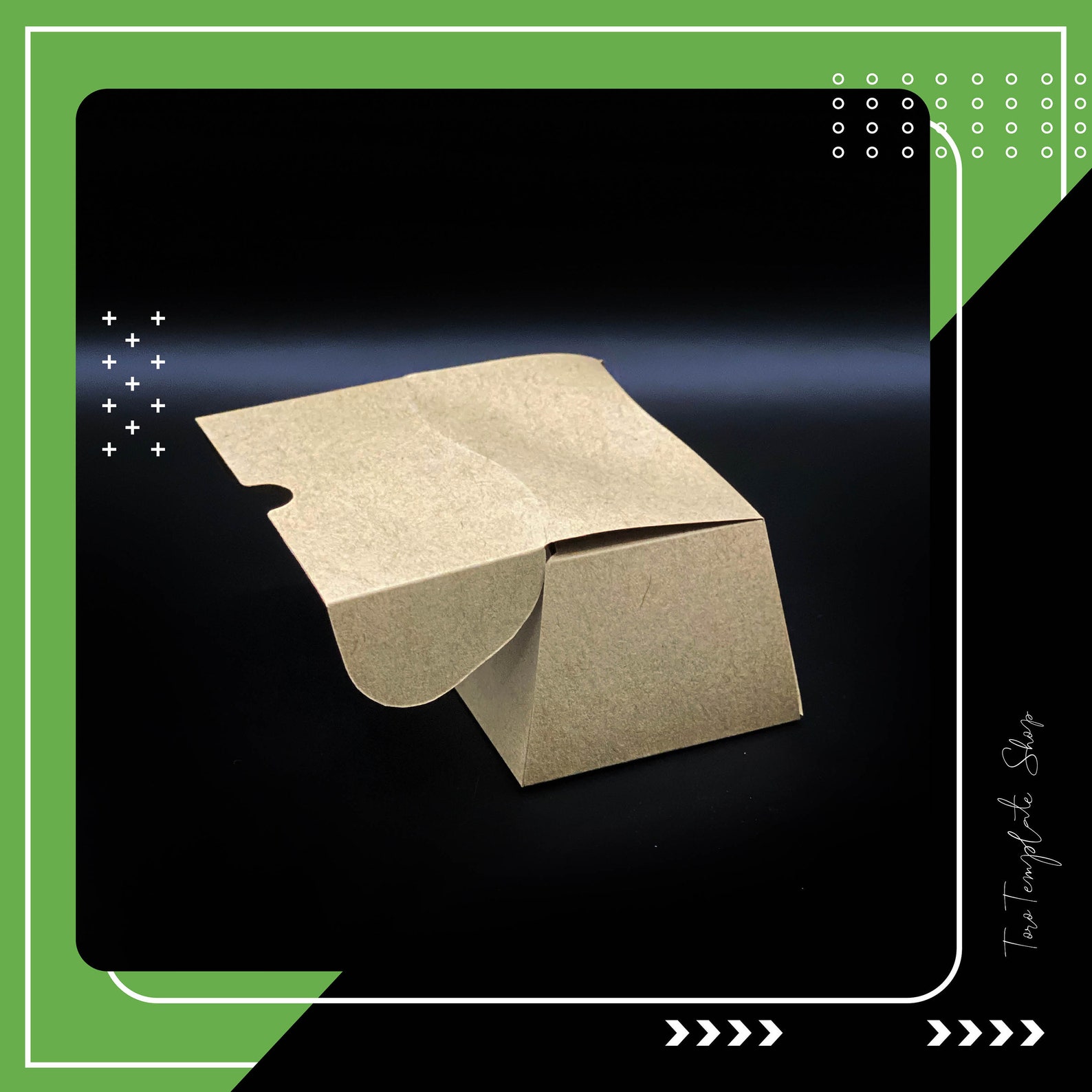 Curved Box Template: Resizeable Gift & Candy Box (digital Download) - Etsy