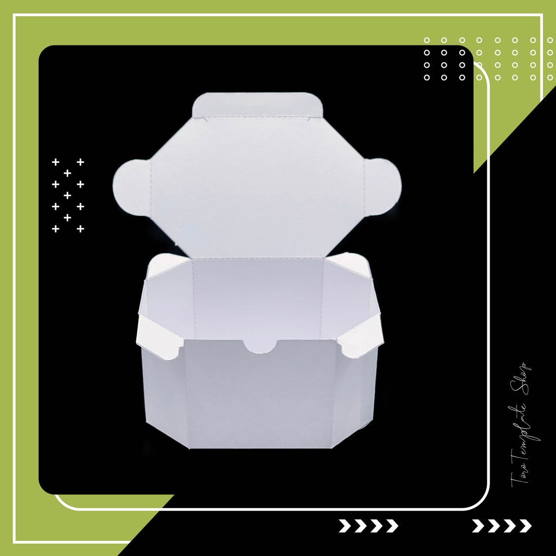 Octagon Box Template, Gift Box Template, Candy Box Template, Jewelrybox ...