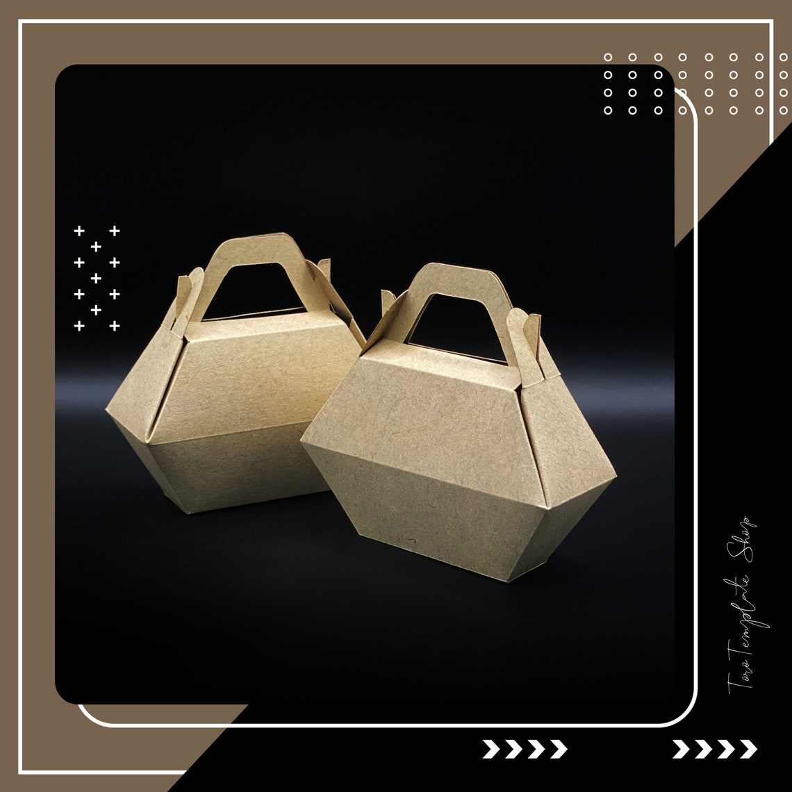 Hexagon Gift Box Template: Printable, Resizeable (digital Download) - Etsy