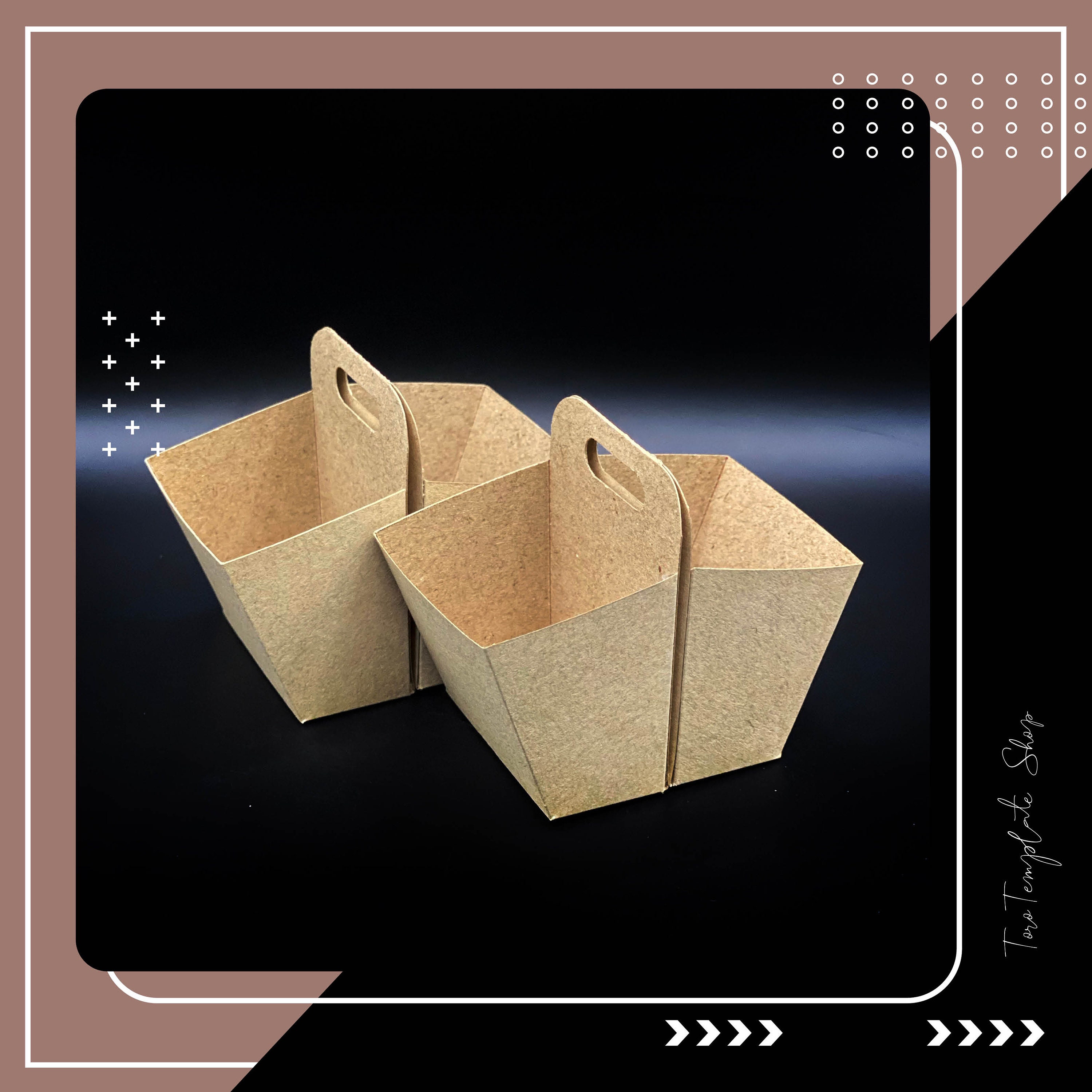 Basket Box Template, Box Template, Gift Box Template, Candy Box ...