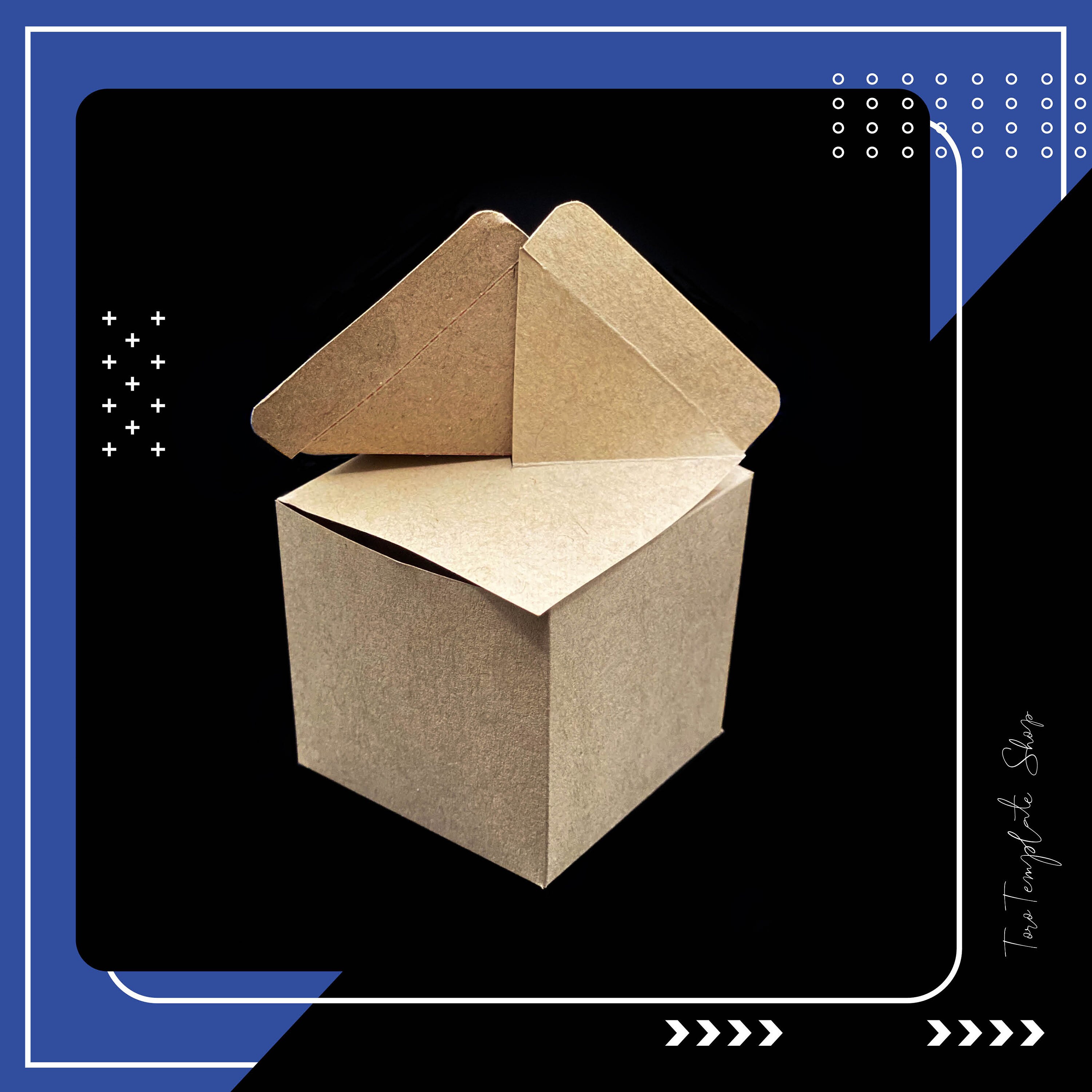 Square Box Template Gift Box Template Candy Box Template - Etsy