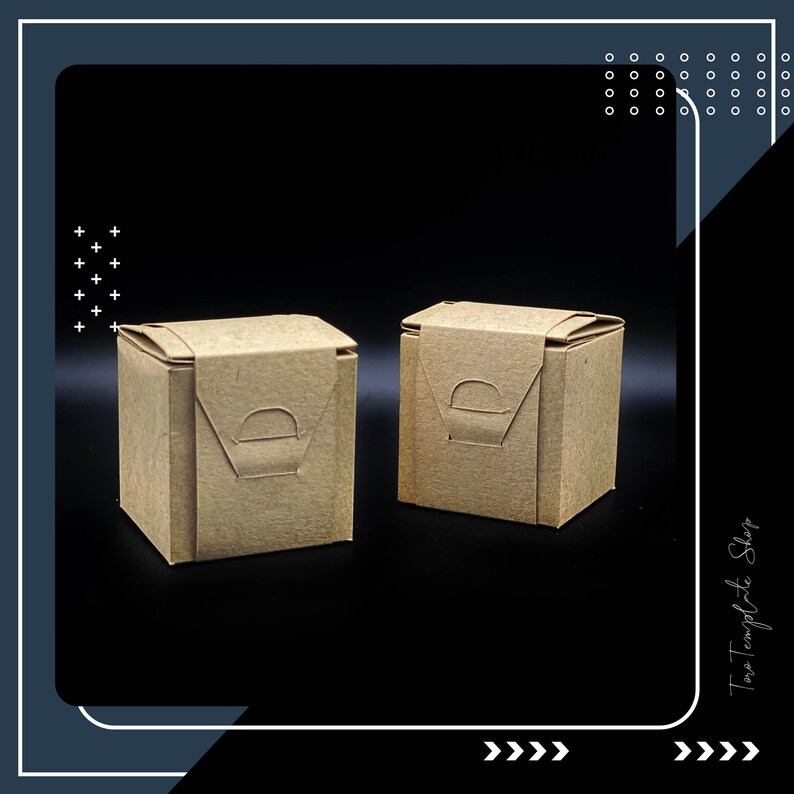 Square Box Template, Cookies Box Template, Gift Box Template, Candy Box ...