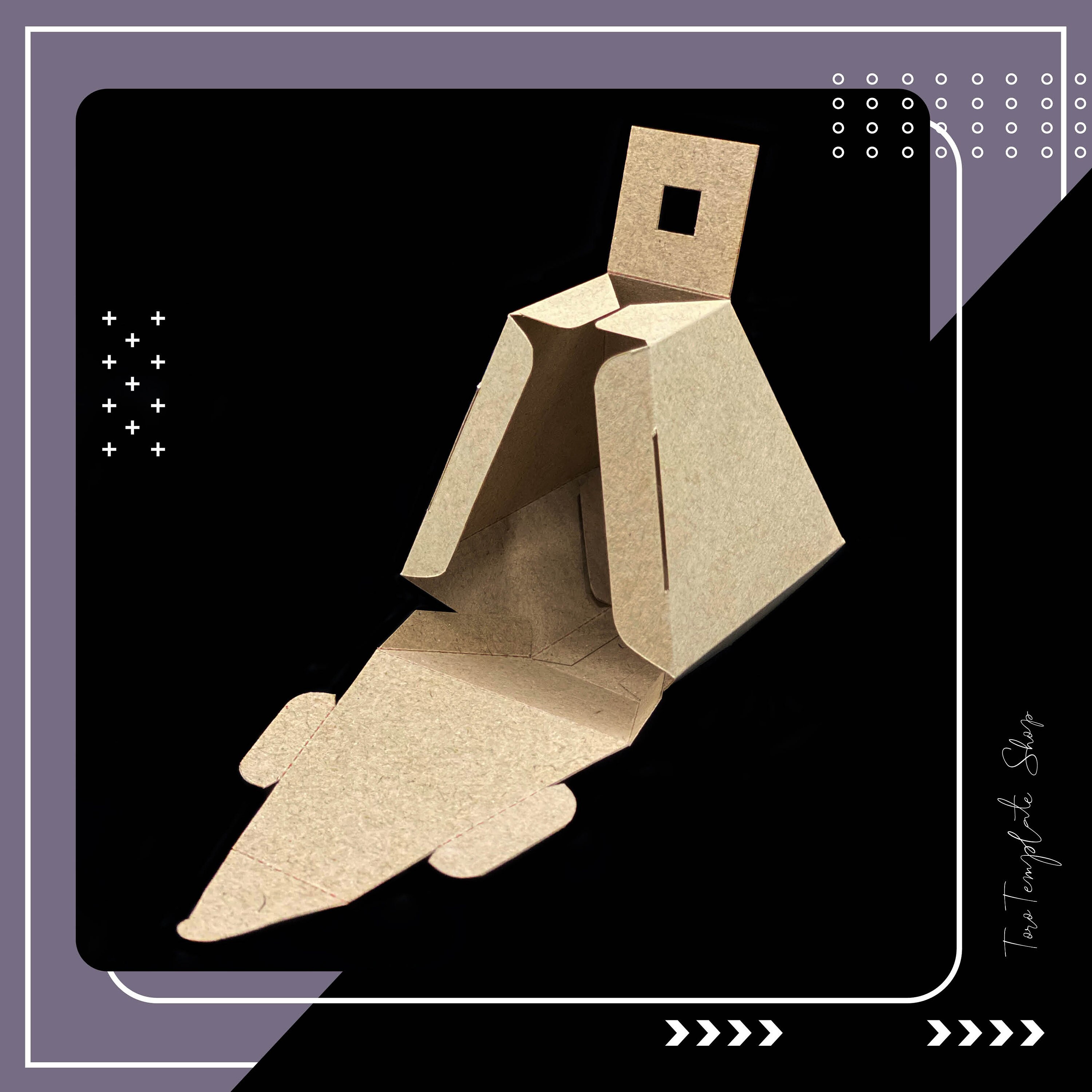 Pyramid Box Template Gift Box Template Candy Box Template - Etsy