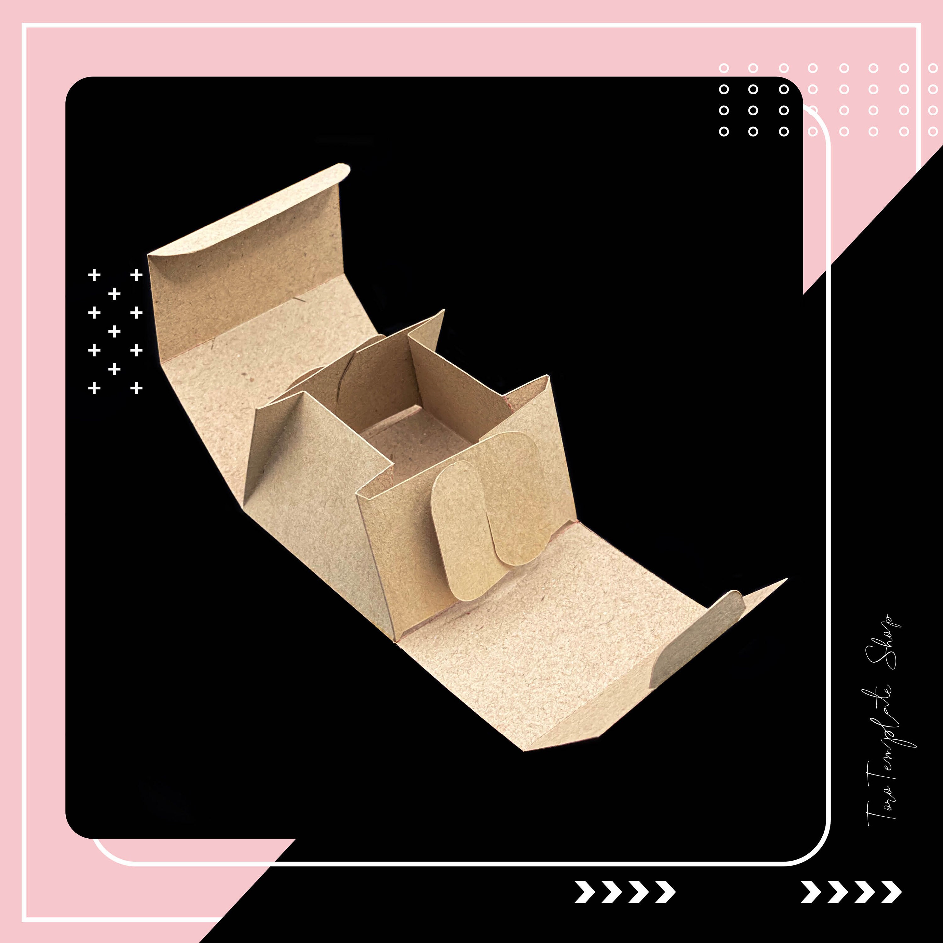 Trapezoid Box Template, Gift Box Template, Candy Box Template, Cookies ...