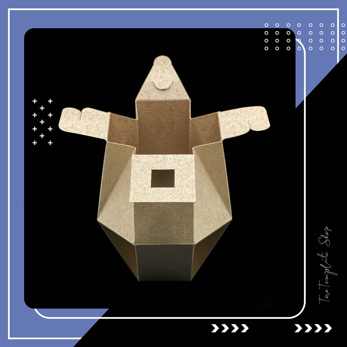 Crystal Box Template Gift Box Template Candy Box Template - Etsy