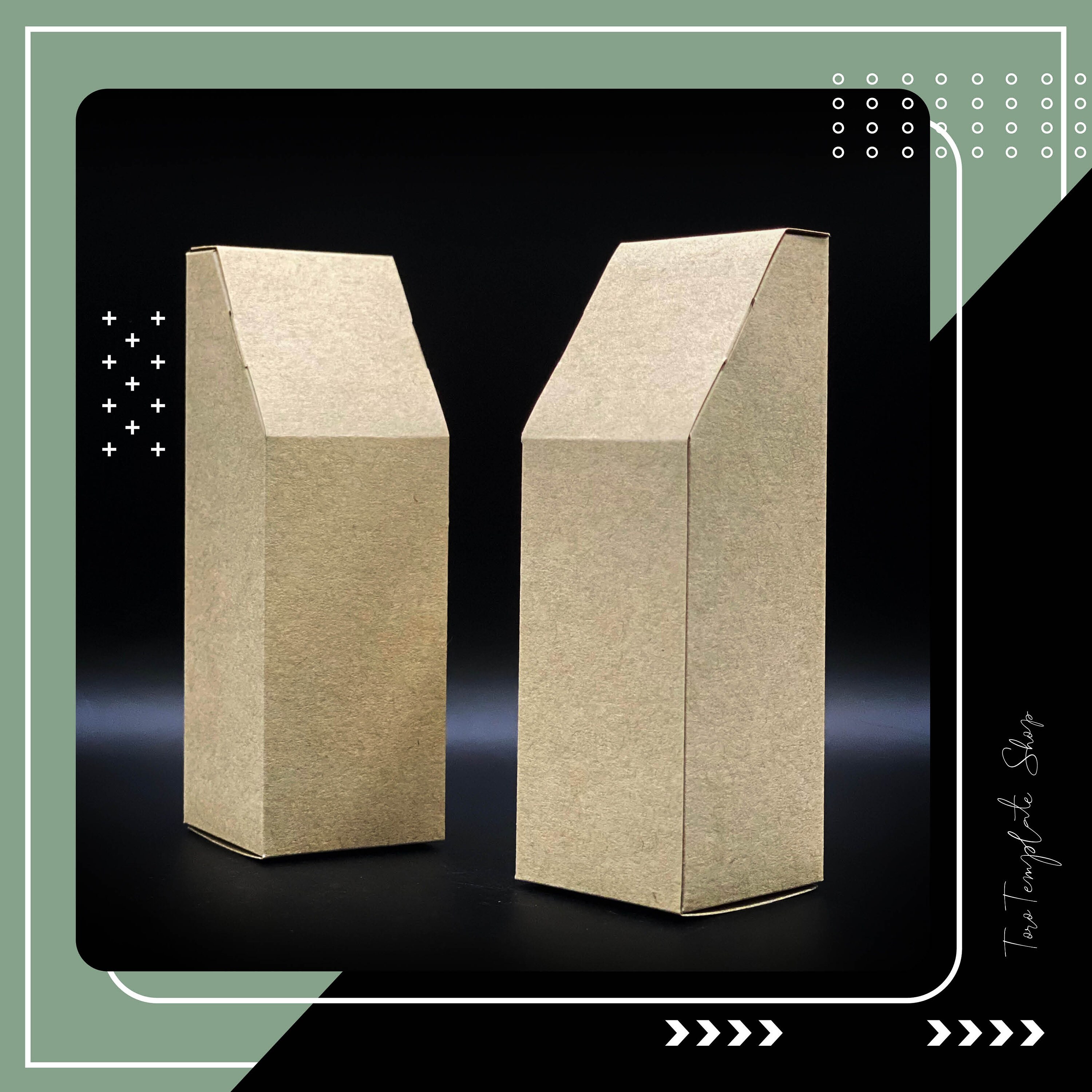 Trapezoid Box Template, Box Template, Gift Box Template, Candy Box ...