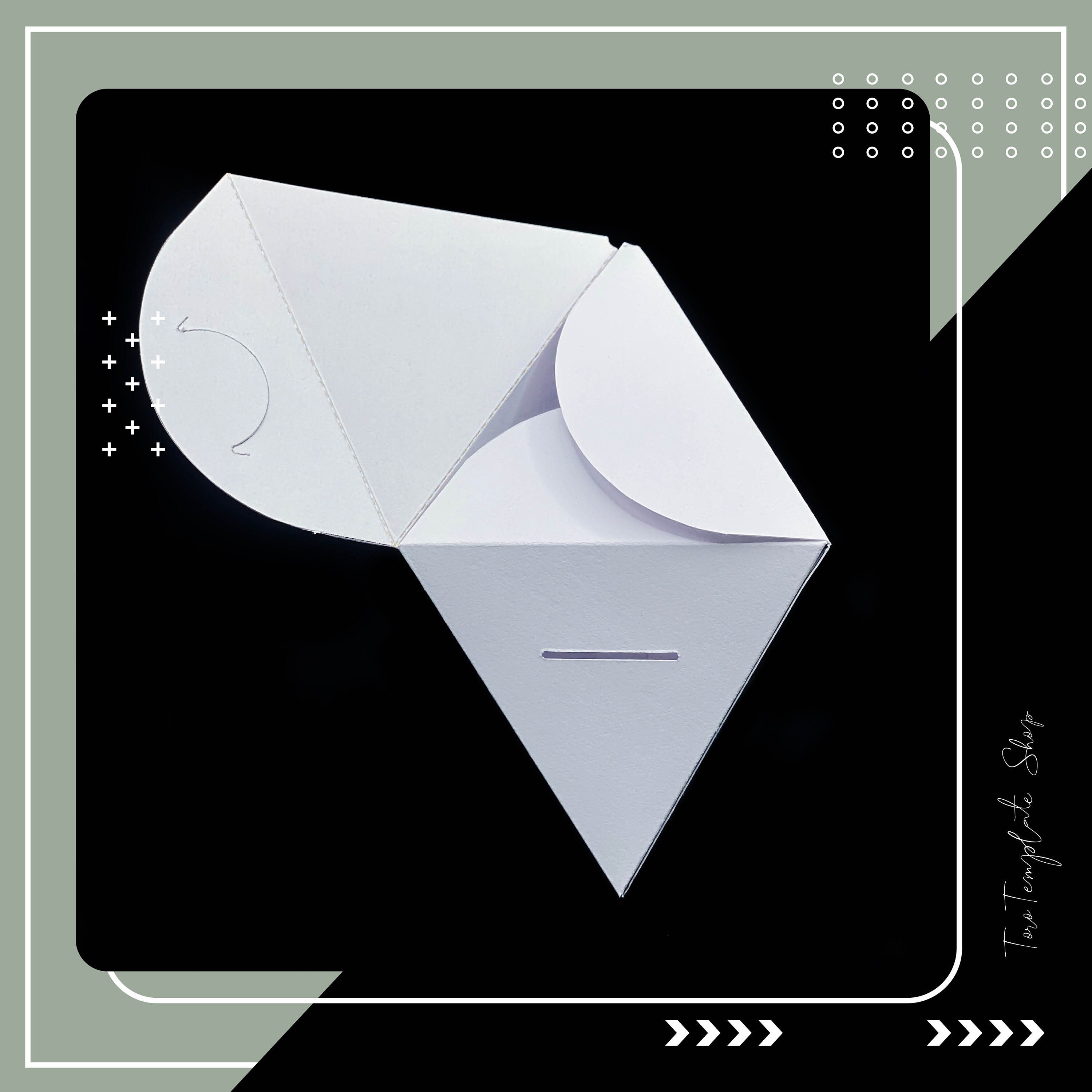 Diamond Ornament Box Template, Gift Box Template, Candy Box Template ...