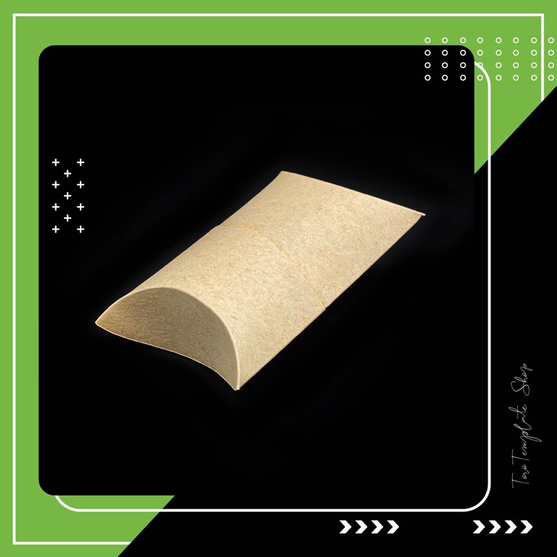 Curved Box Template Cookies Box Template Gift Box Template - Etsy