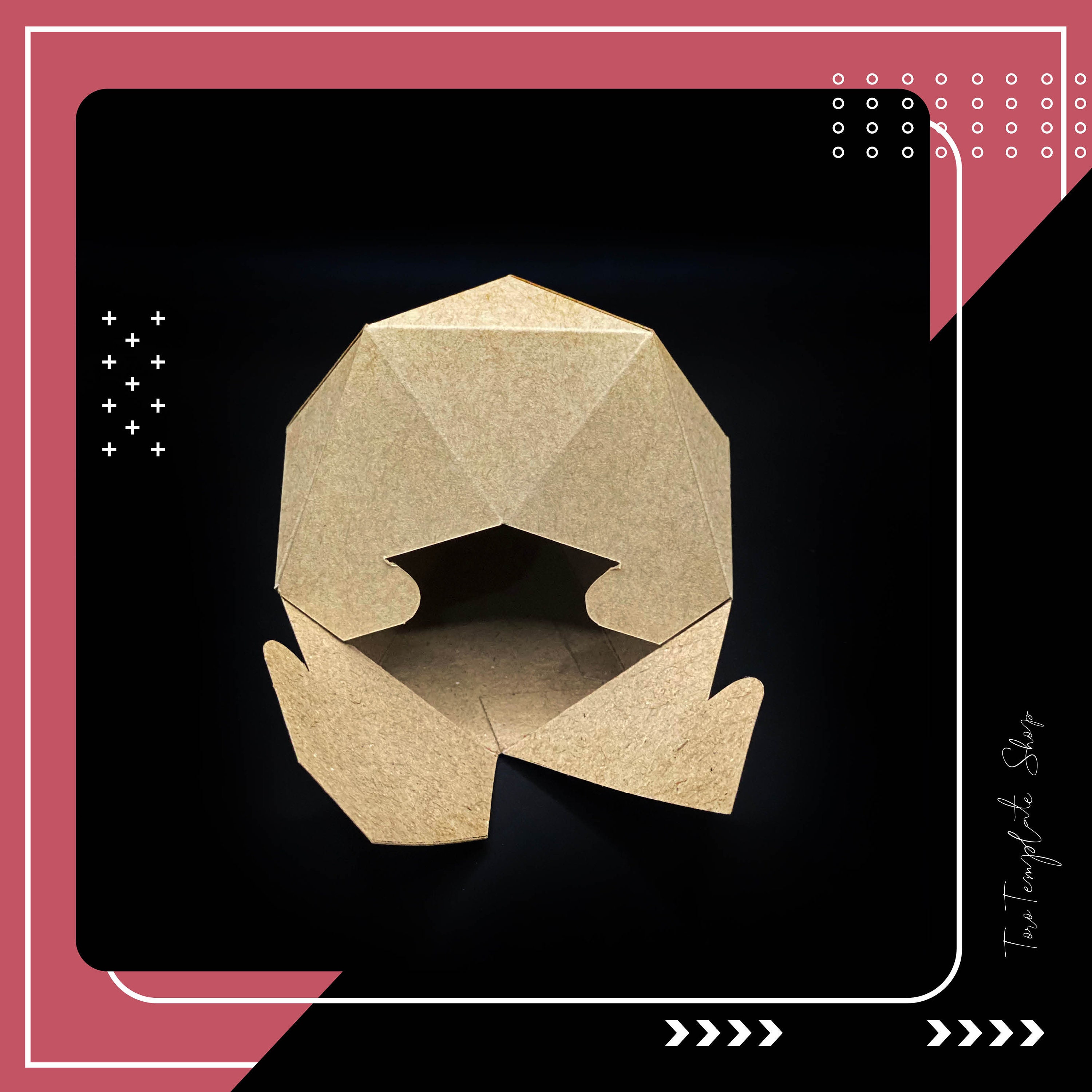 Diamond Shape Box Template, Gift Box Template, Candy Box Template ...