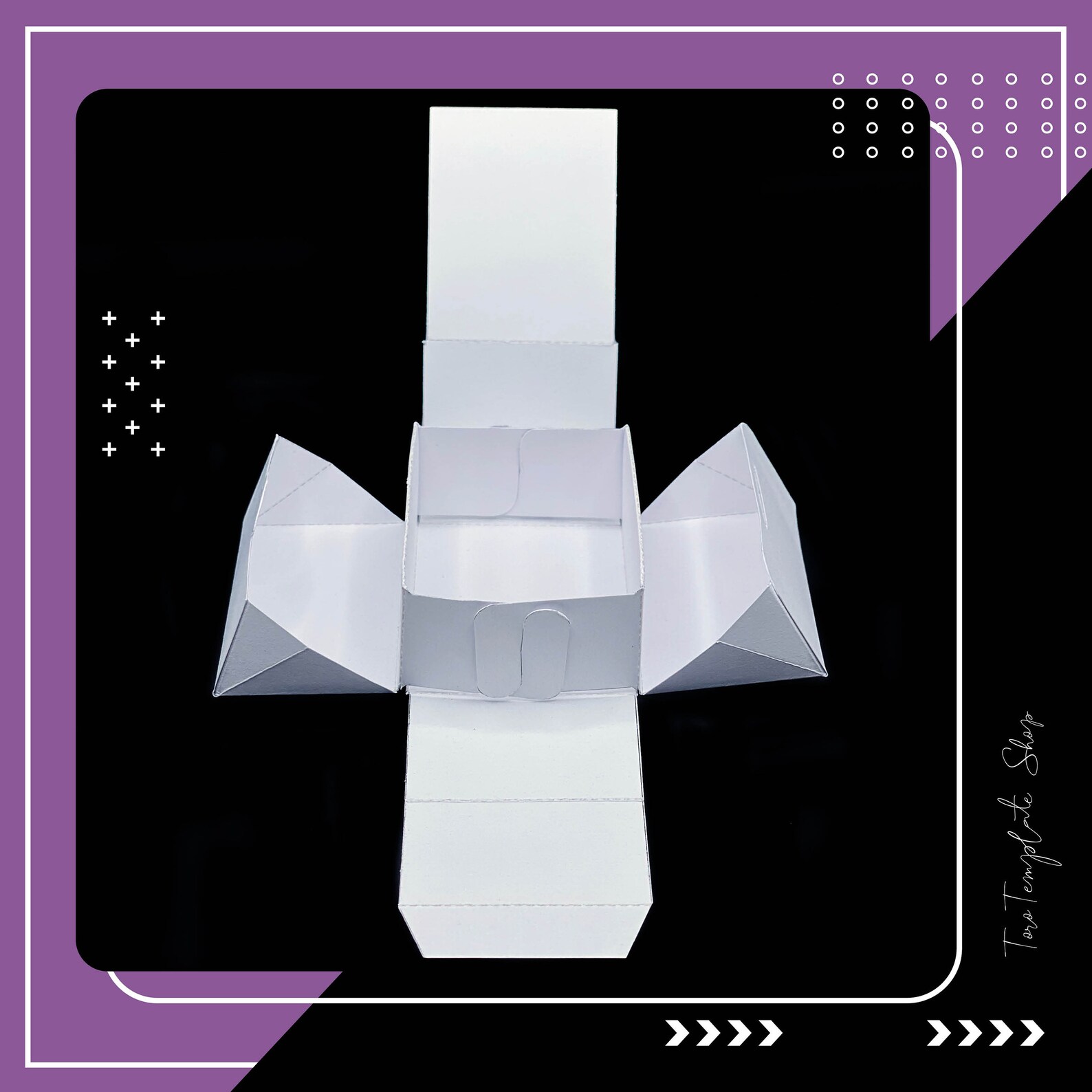 Cat Ear Box Template, Gift Box Template, Candy Box Template, Cookies ...