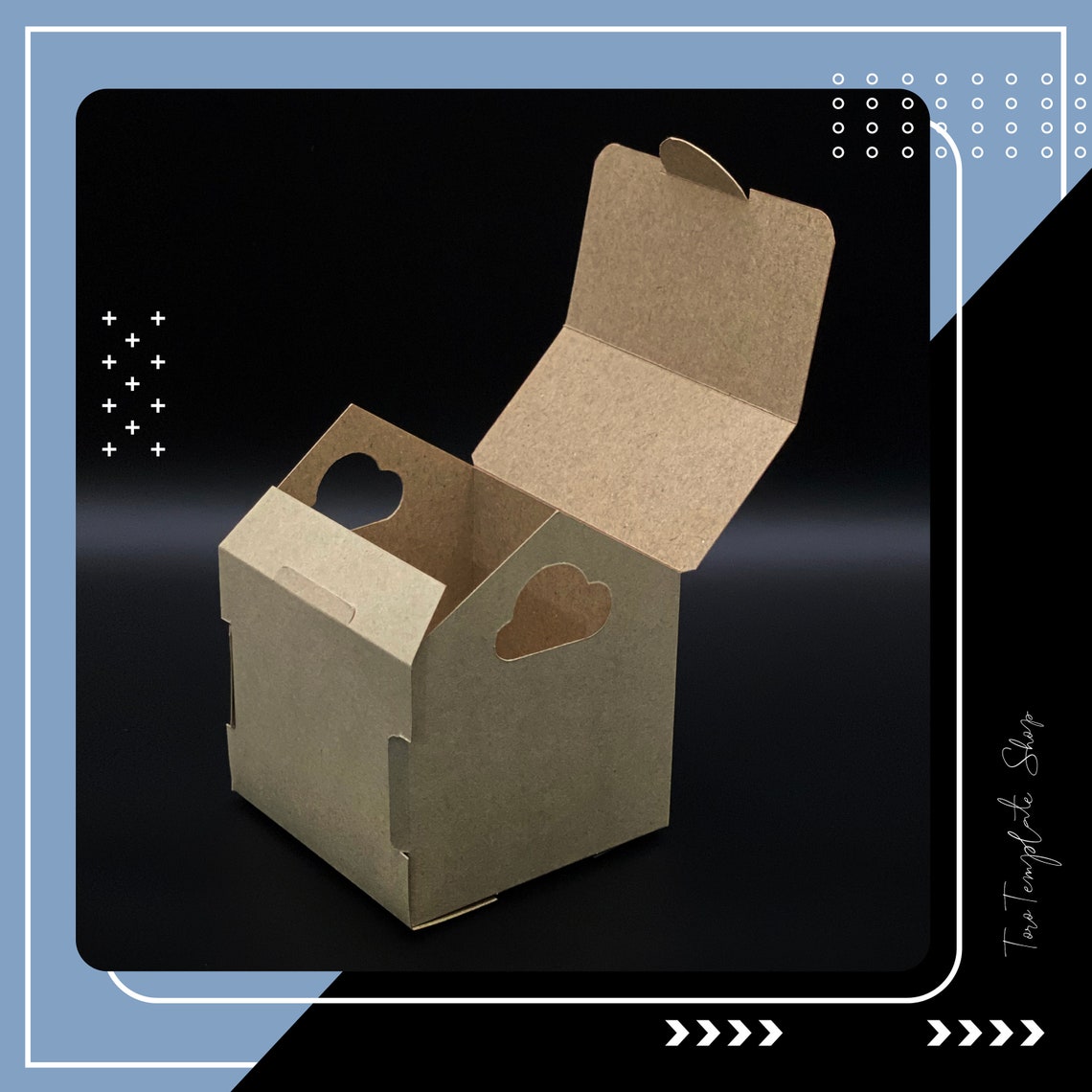 Candy Box Template Gift Box Template Resizeable Template | Etsy