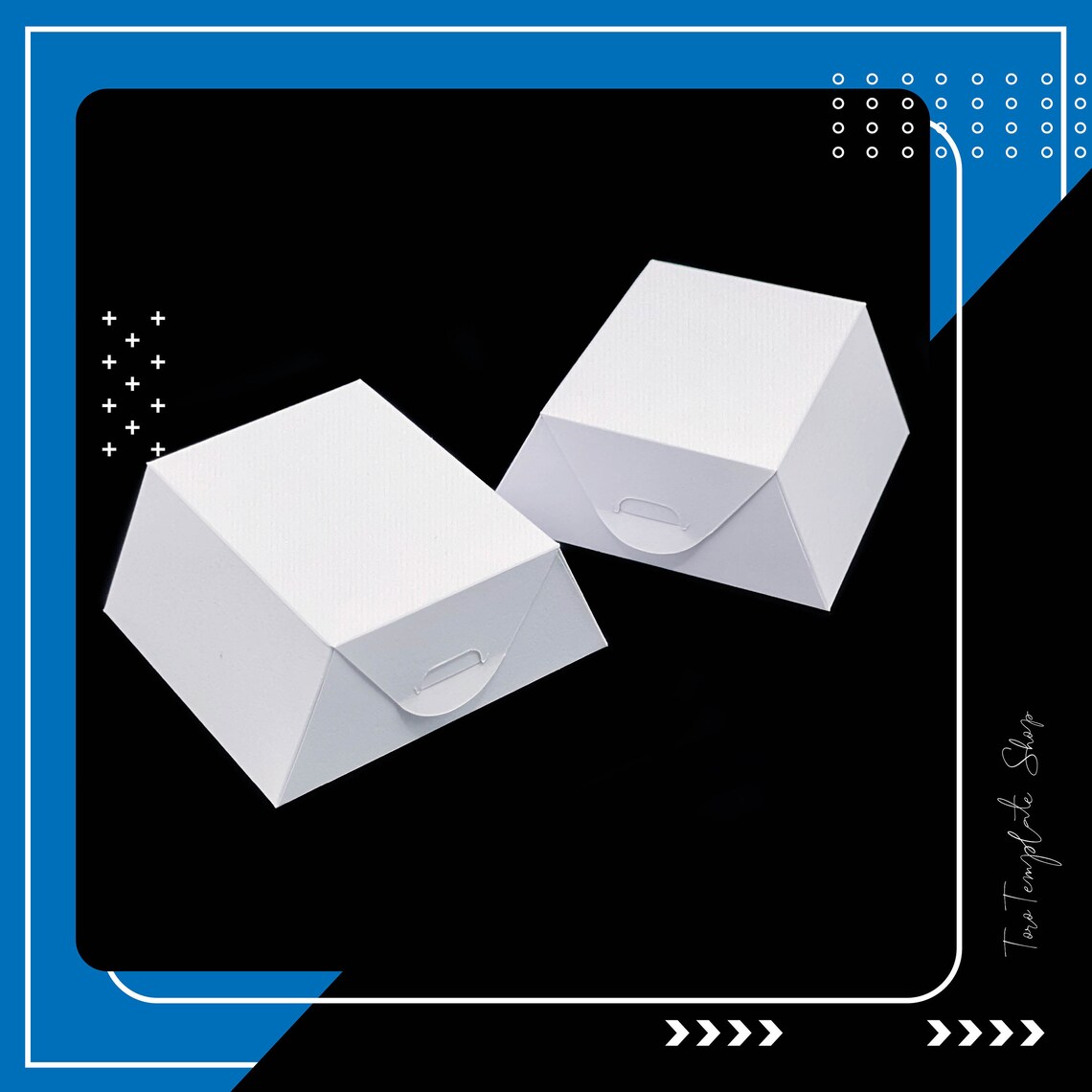 Trapezoid Box Template, Gift Box Template, Candy Box Template ...