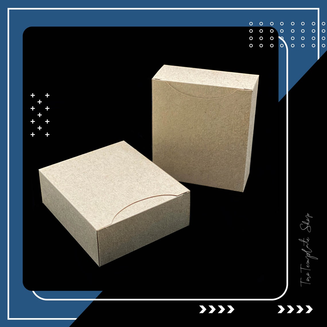 Rectangle Box Template, Gift Box Template, Candy Box Template, Cookies ...