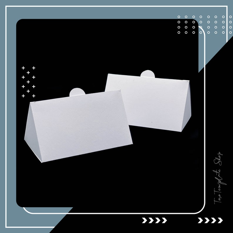 Triangle Box Template T Box Template Candy Box Template Resizeable Template Printable Etsy