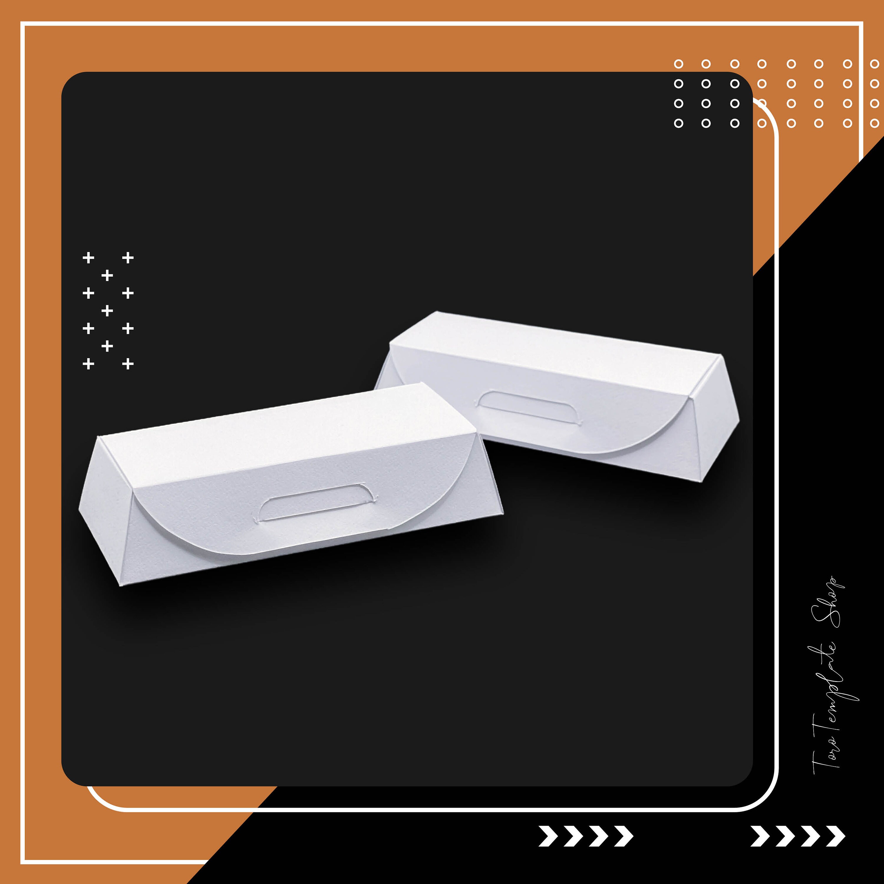 Rhombus Box Template, Gift Box Template, Cookie Box Template ...