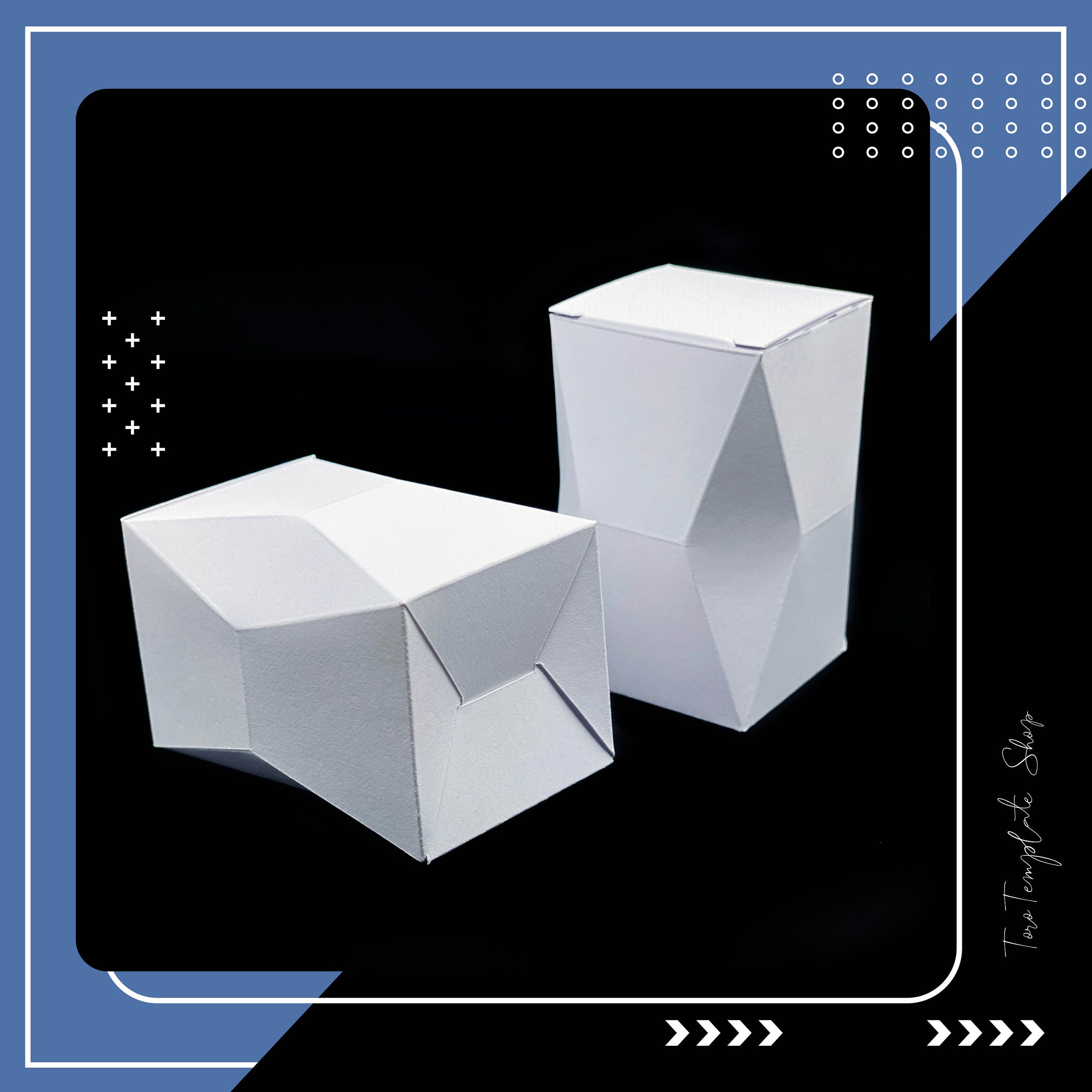 Zigzag Box Template: Printable Gift/candy/jewelry Box (digital Download ...