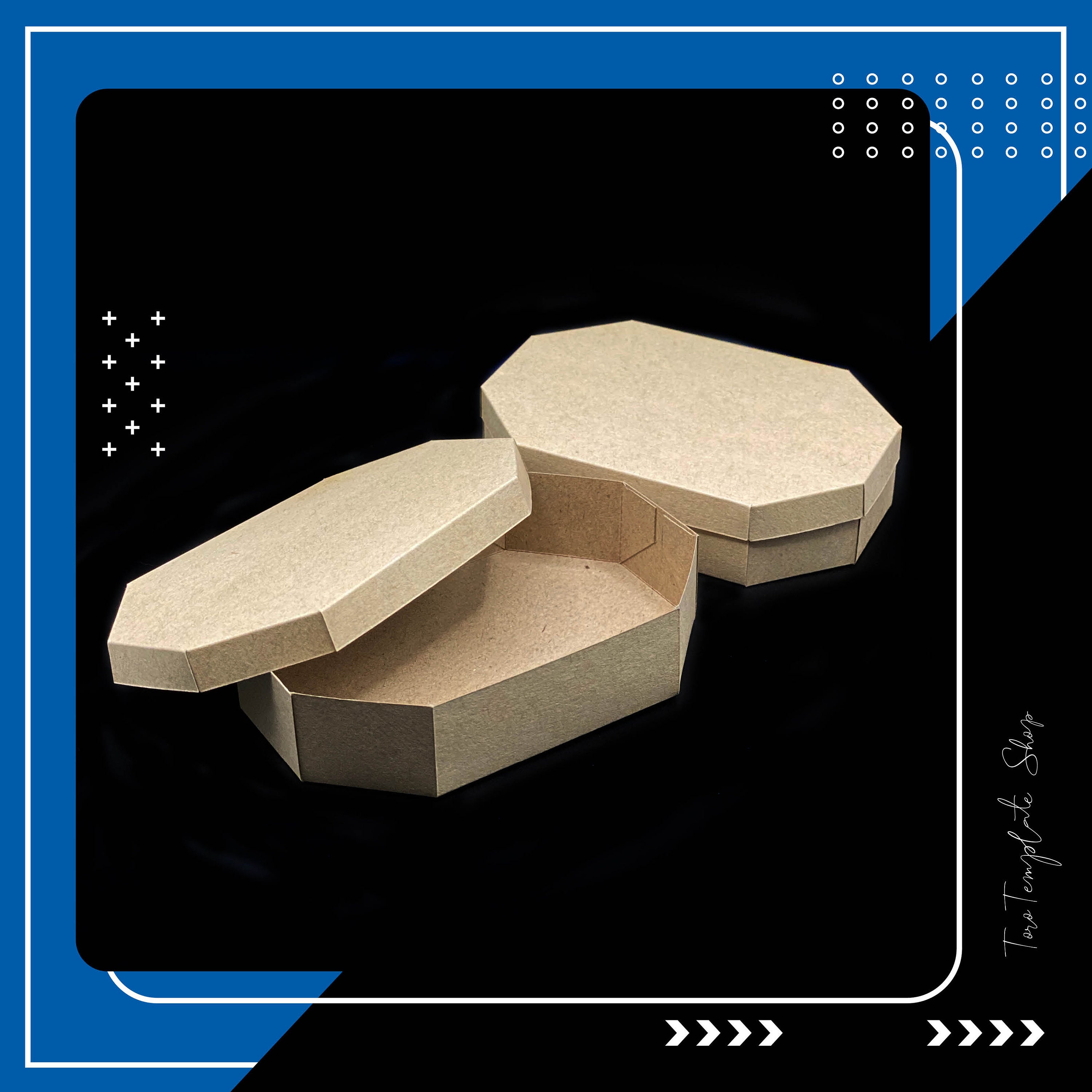 Octagon Box Template, Gift Box Template, Candy Box Template, Cookies ...