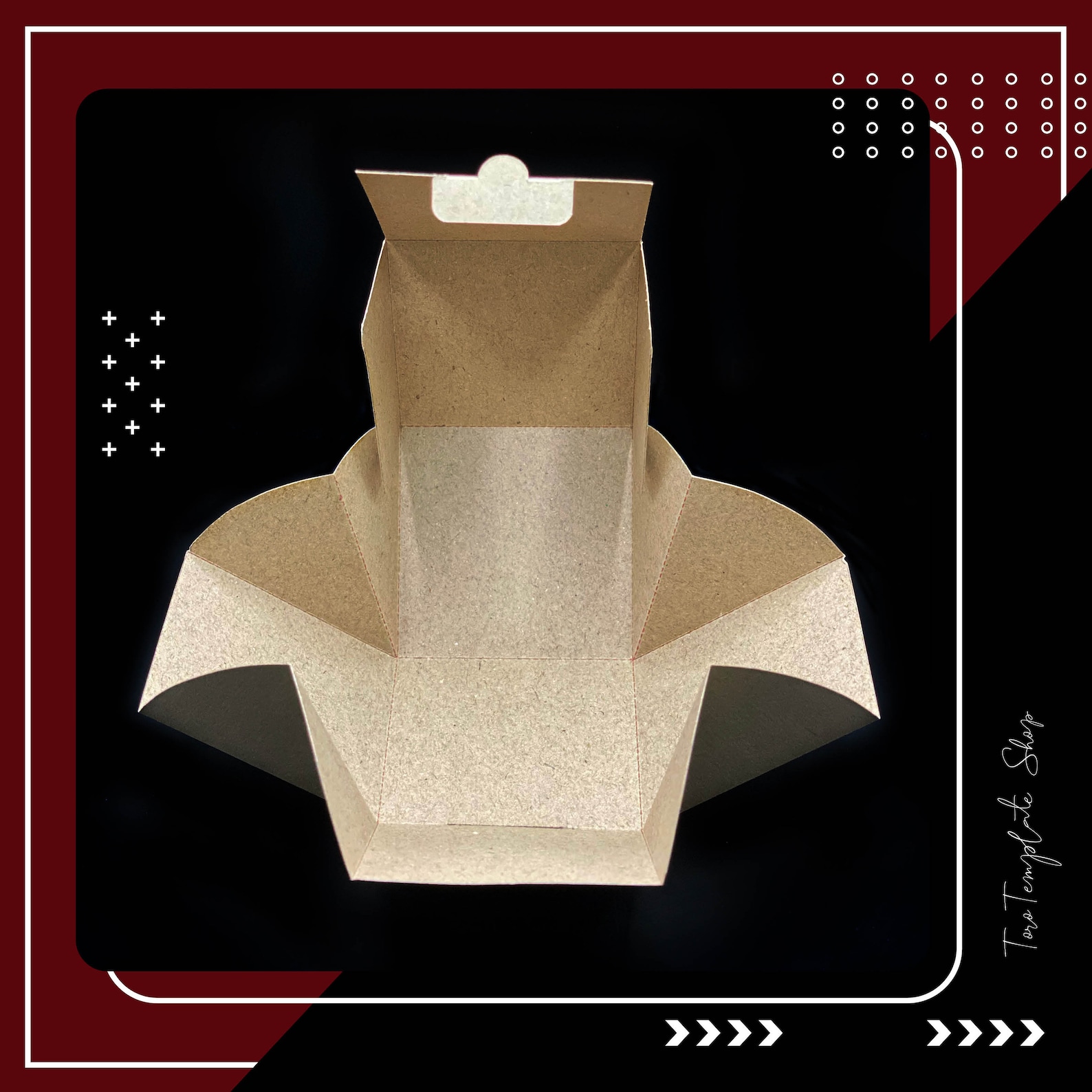Square Box Template, Cookies Box Template, Gift Box Template, Candy Box ...
