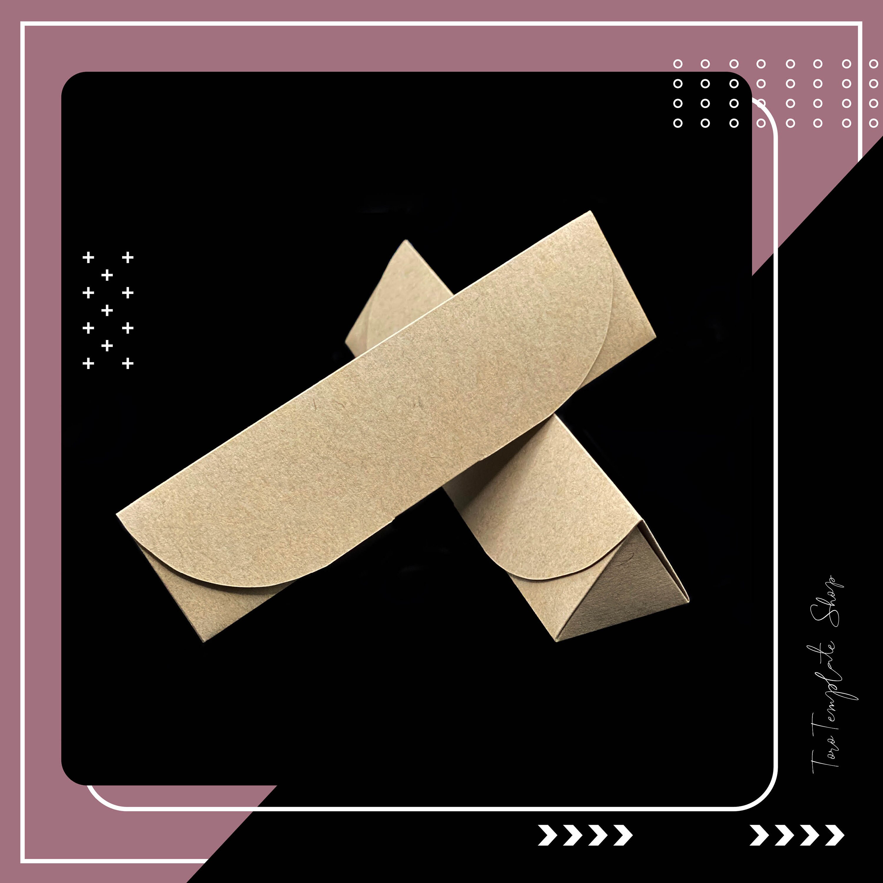 Triangle Box Template T Box Template Candy Box Template Cookies Box Template Resizeable