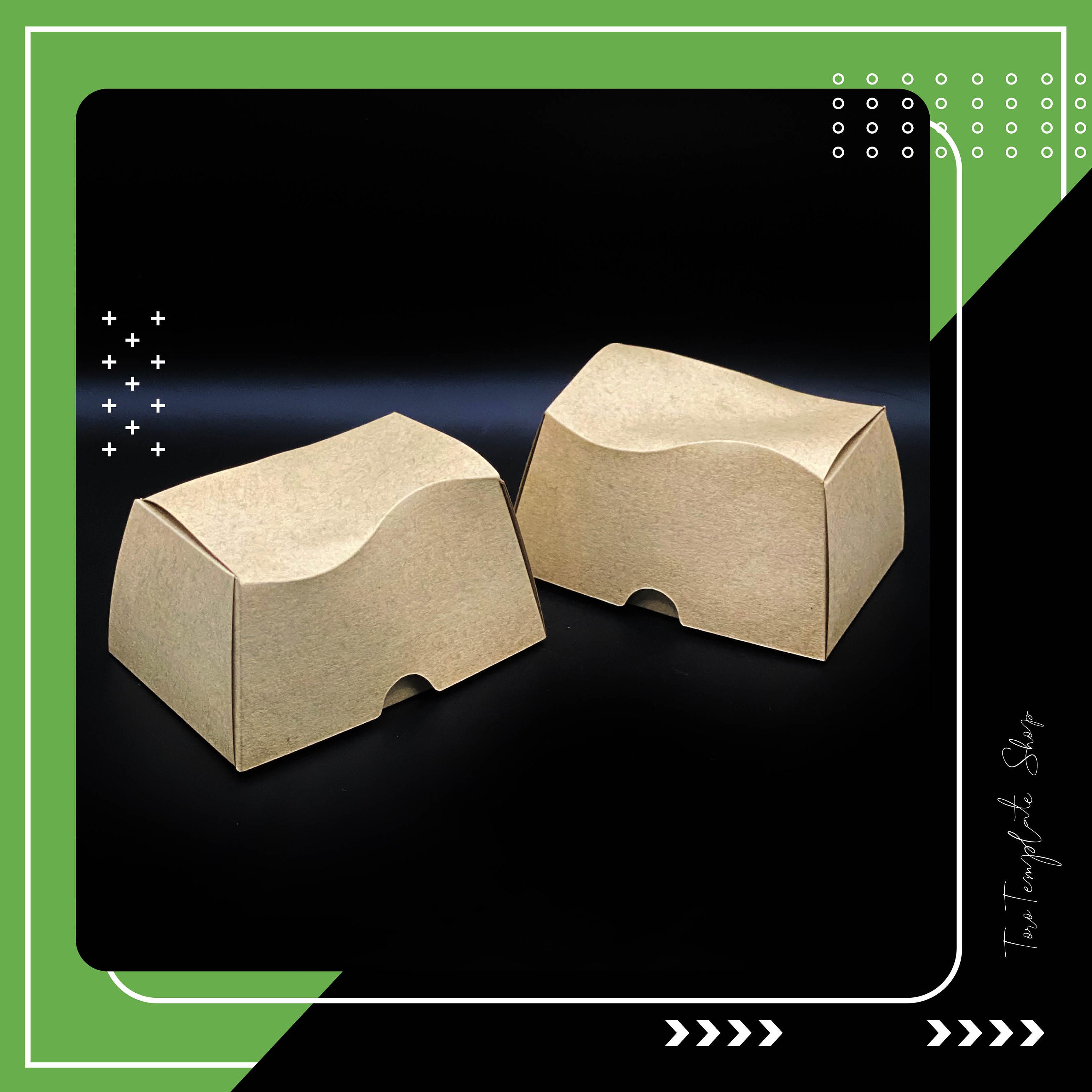 Curved Box Template: Resizeable Gift & Candy Box (digital Download) - Etsy