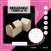 House Shape Box Template, Candy Box Template, Cookies Box Template ...
