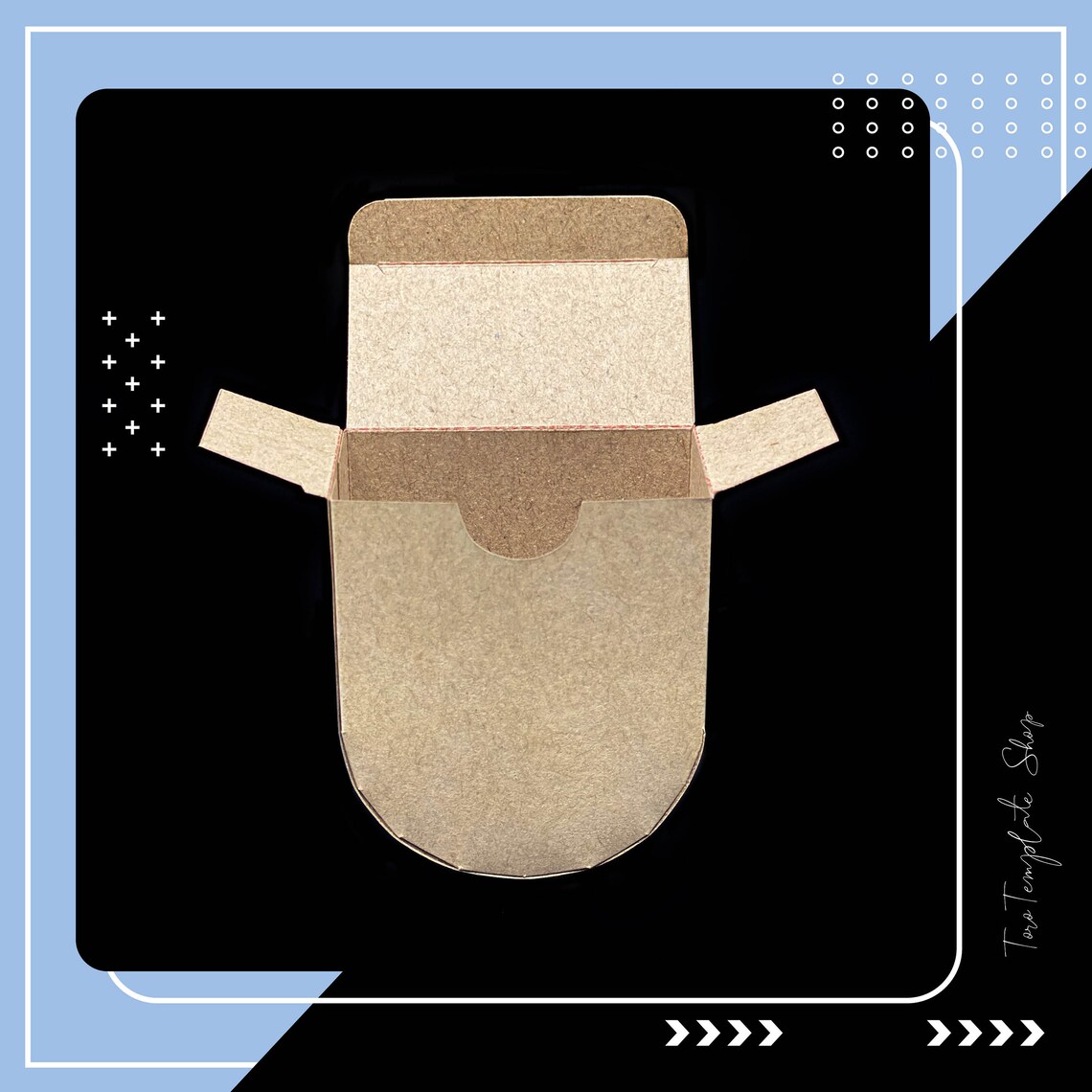 Round Bottom Box Template, Gift Box Template, Candy Box Template ...