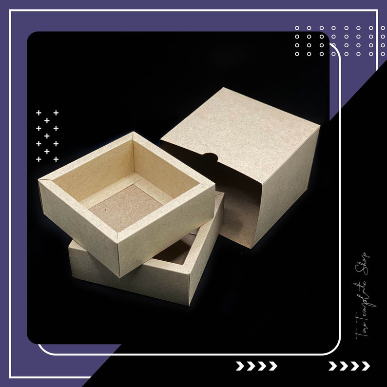 2 Drawer Box Template, Gift Box Template, Candy Box Template ...