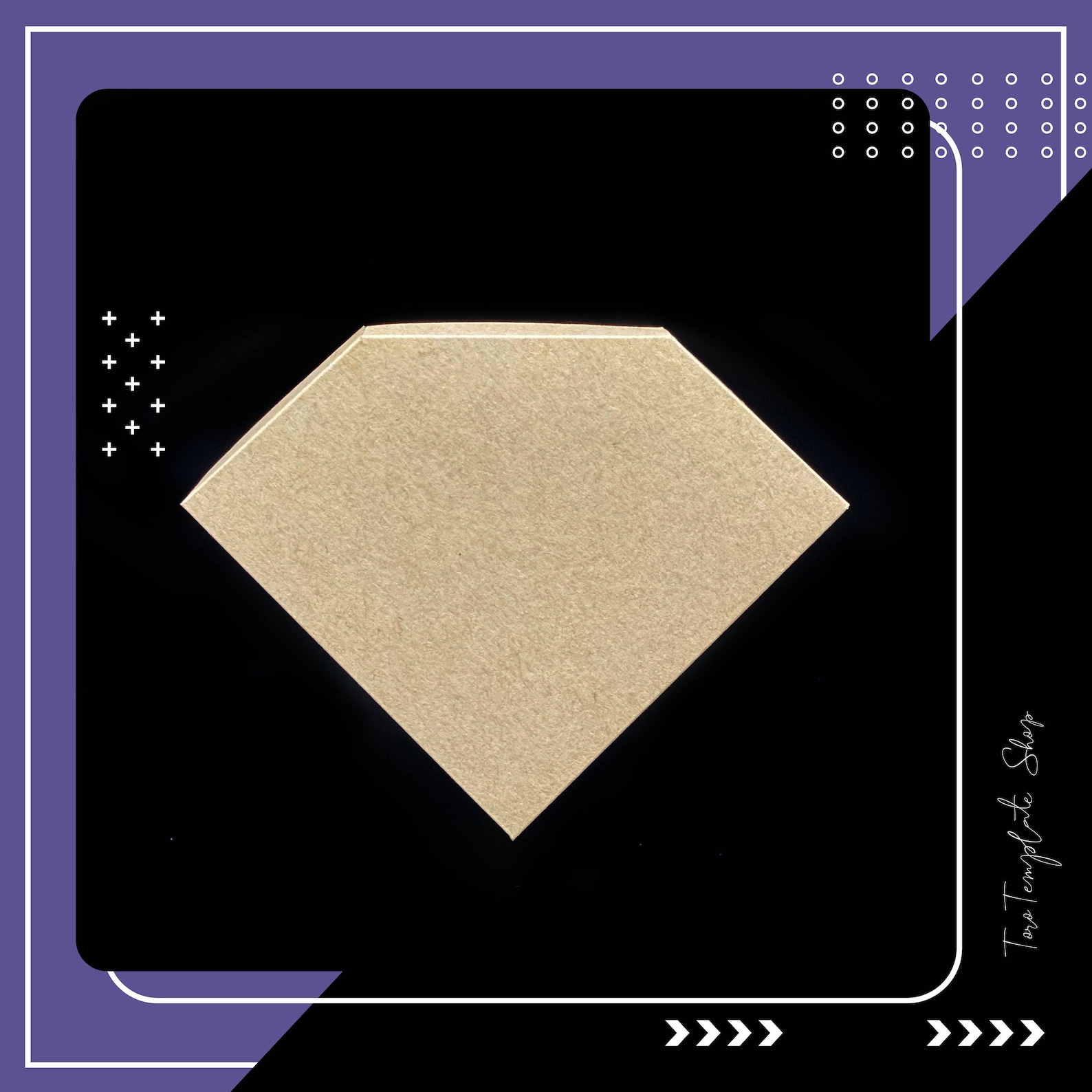 Diamond Shape Box Template, Cookies Box Template, Gift Box Template ...