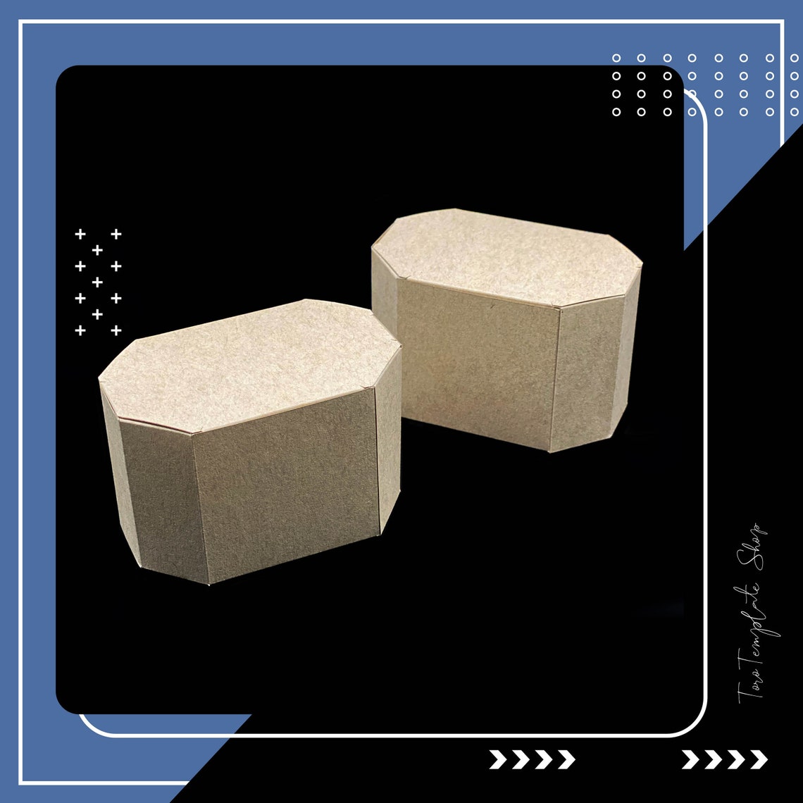 Octagon Box Template, Gift Box Template, Candy Box Template, Cookies ...