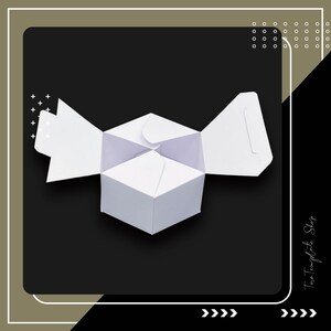 Hexagon Box Template, Gift Box Template, Candy Box Template, Resizeable ...