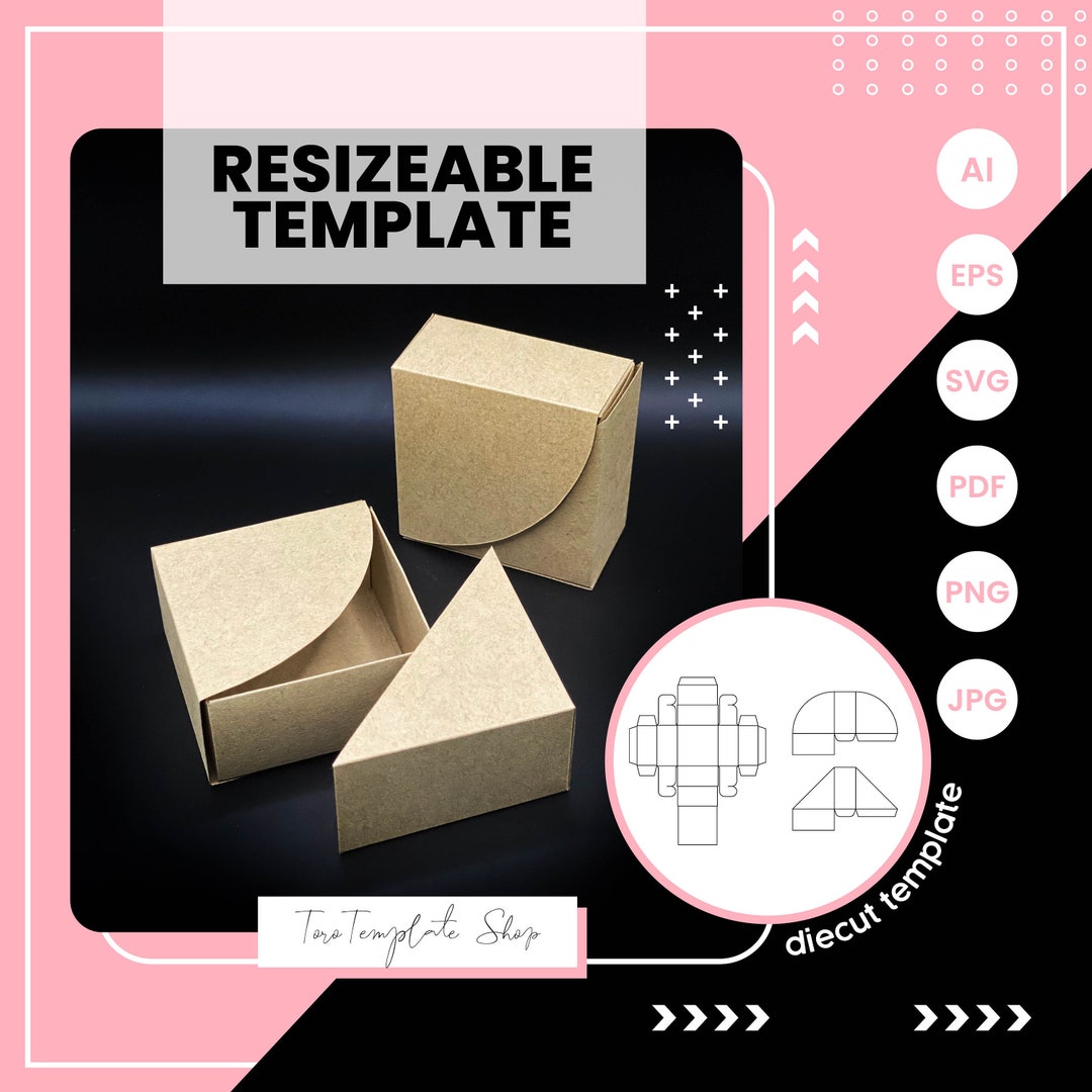 Drawer Box Template, Box Template, Gift Box Template, Candy Box ...