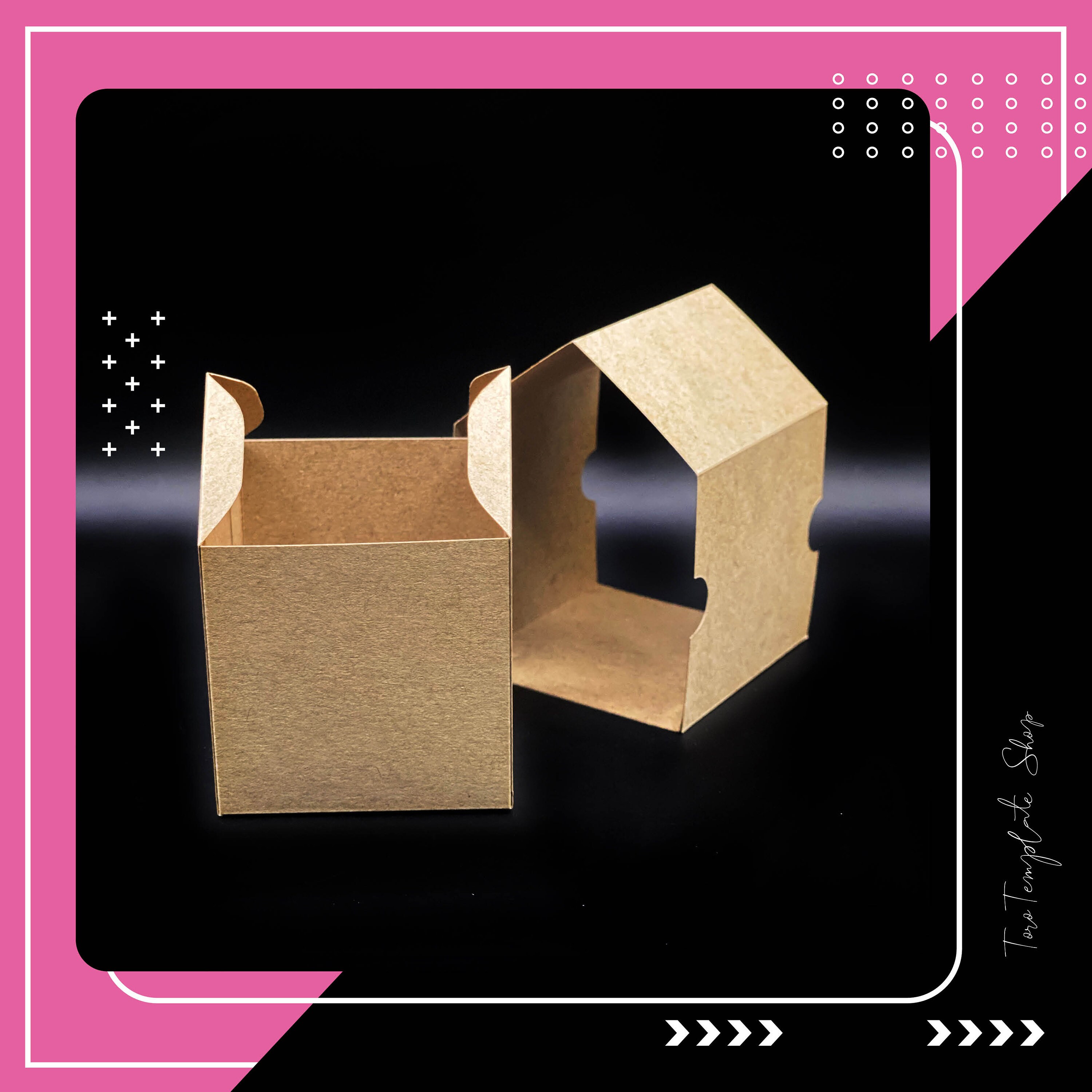 House Shape Box Template, Candy Box Template, Cookies Box Template ...