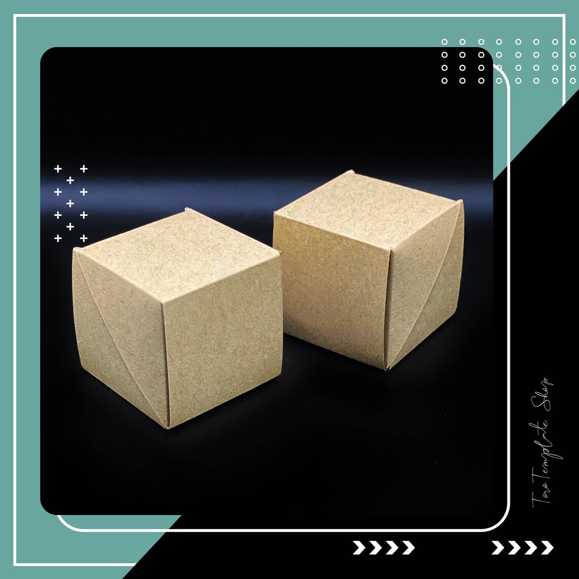 Square Box Template, Cookies Box Template, Gift Box Template, Candy Box ...