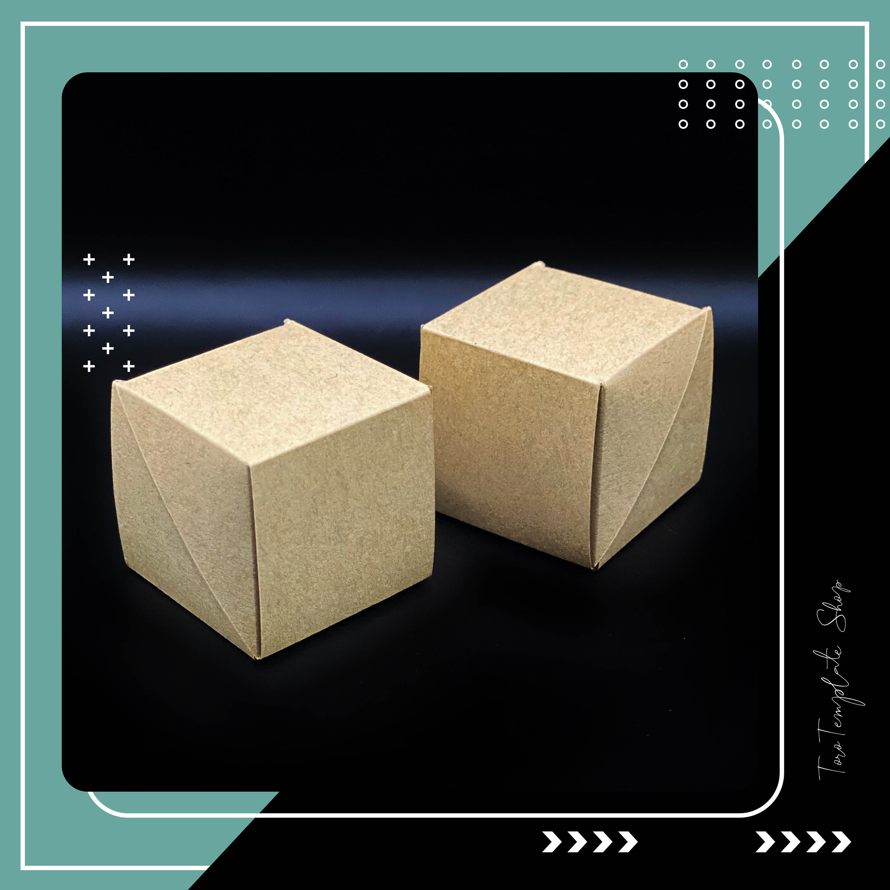 Square Box Template, Cookies Box Template, Gift Box Template, Candy Box ...