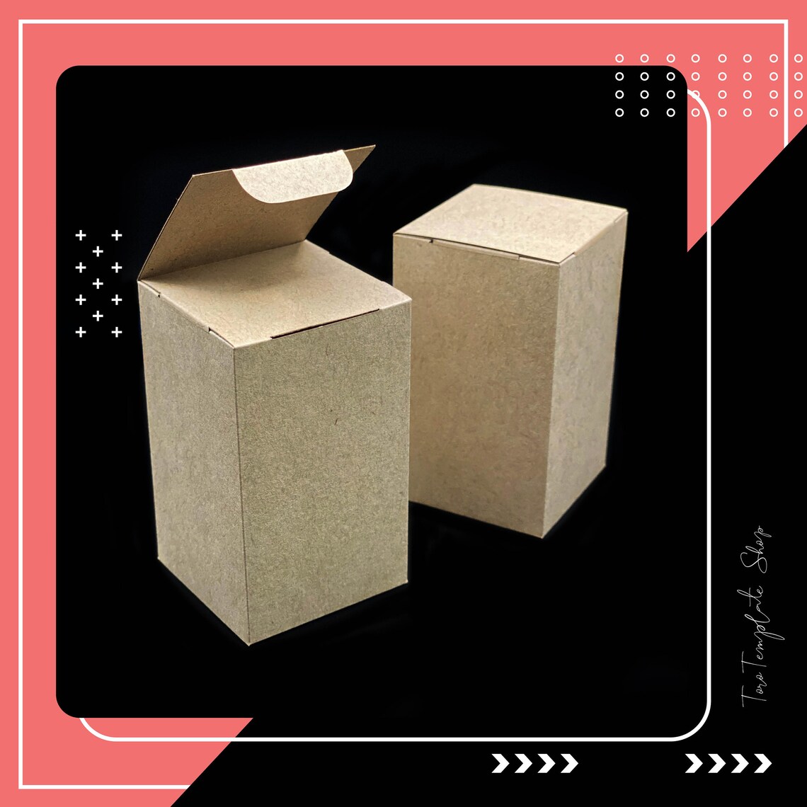 Box Template Gift Box Template Candy Box Template Cookies - Etsy