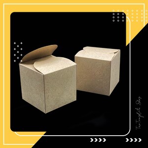 Square Box Template, Gift Box Template, Candy Box Template, Cookies Box ...