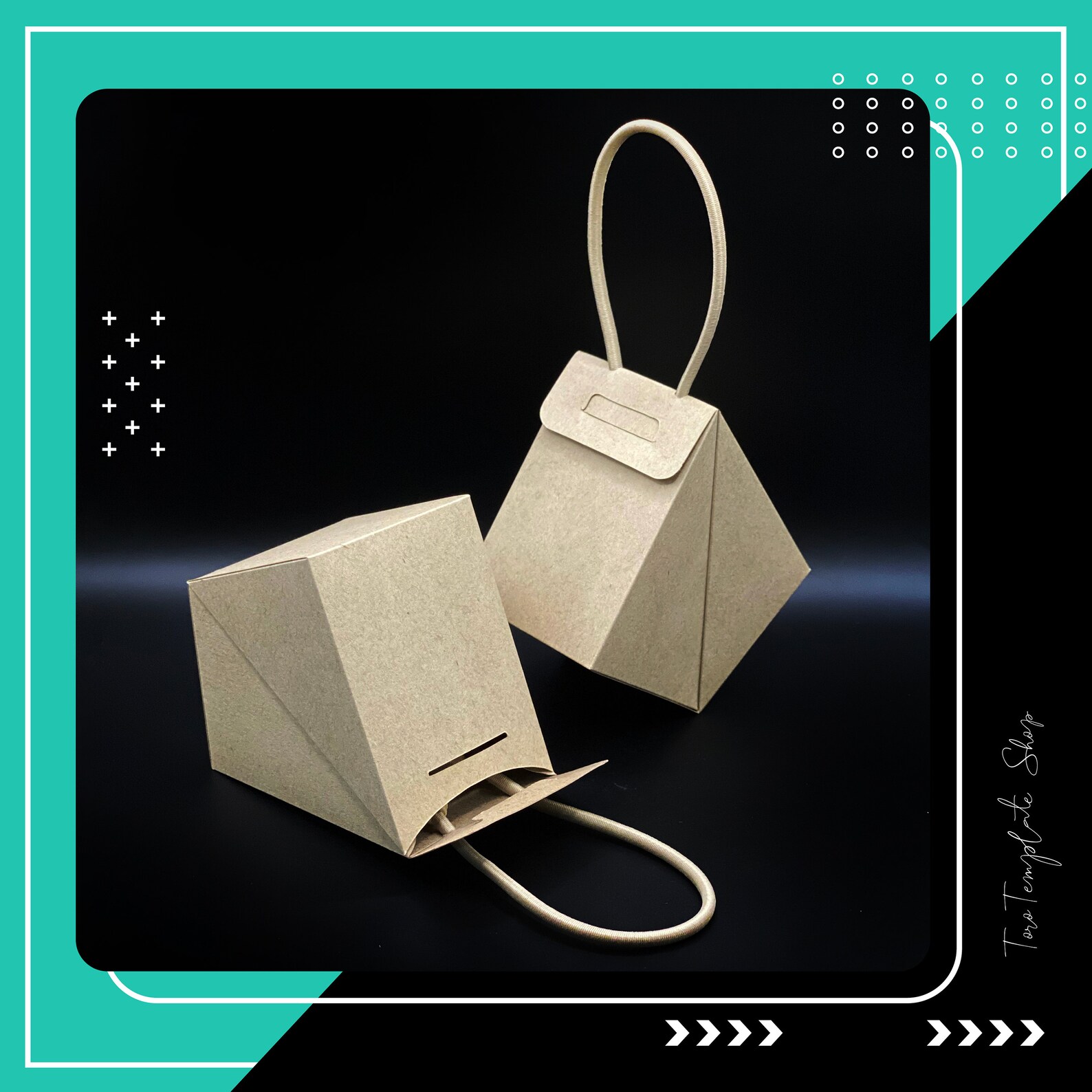Printable Favor Box Template: Resizeable Gift/candy Box (digital ...