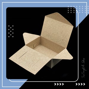 Rectangle Box Template, Gift Box Template, Candy Box Template, Cookies ...