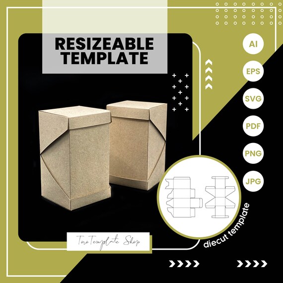 Rectangle Box Template Gift Box Template Candy Box Template - Etsy