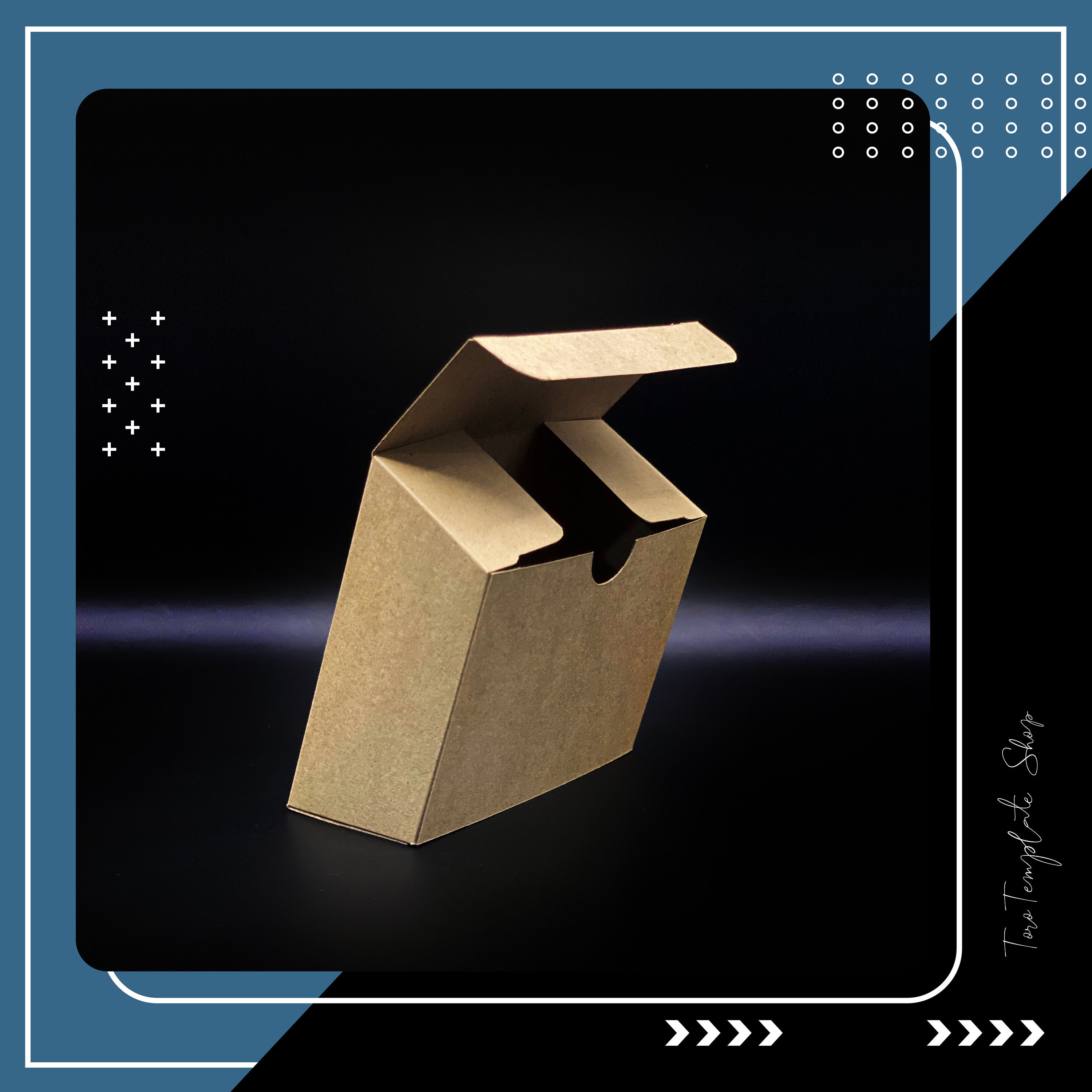 Trapezoid Box Template, Box Template, Cookies Box Template, Gift Box ...