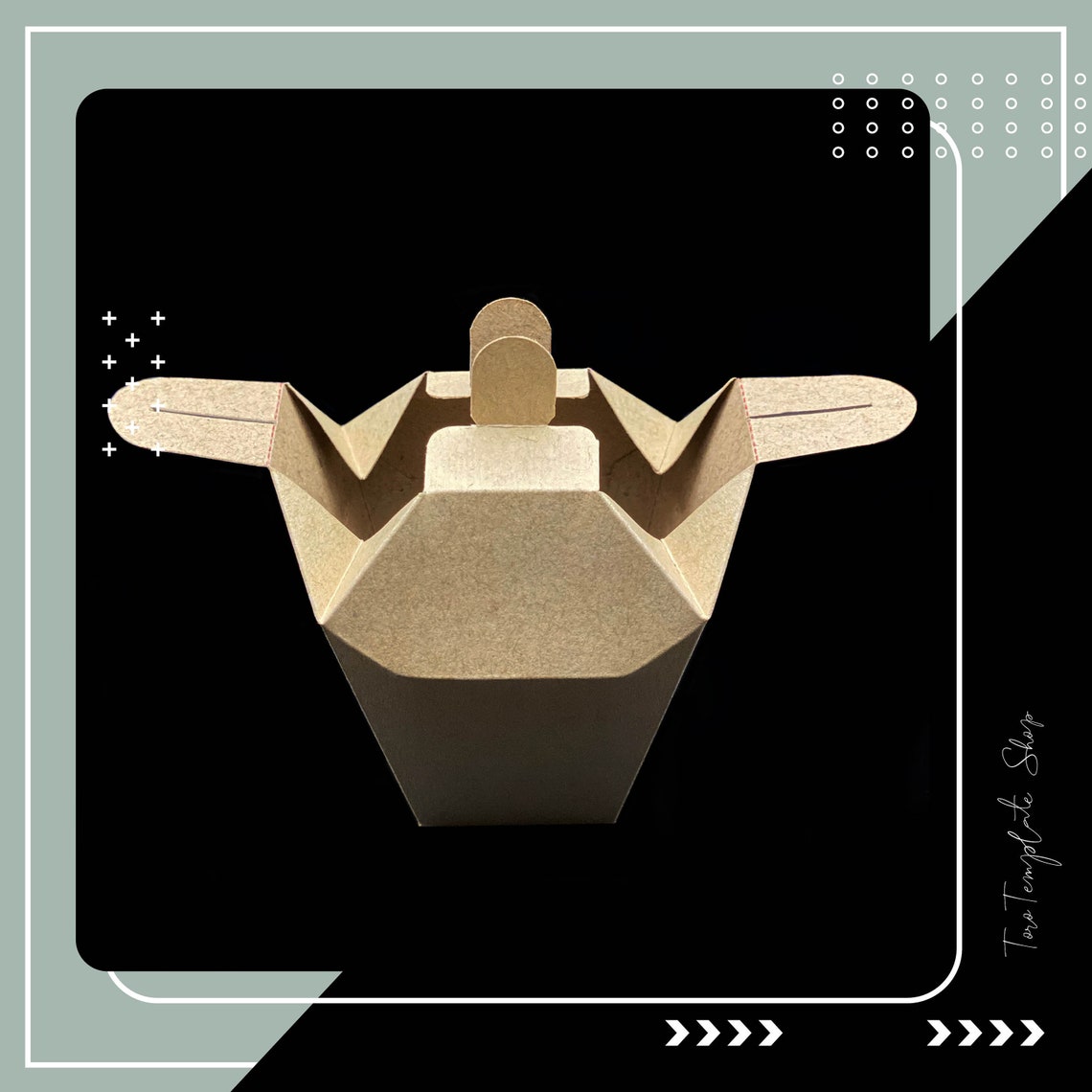 Food Box Template, Gift Box Template, Candy Box Template, Cookies Box ...