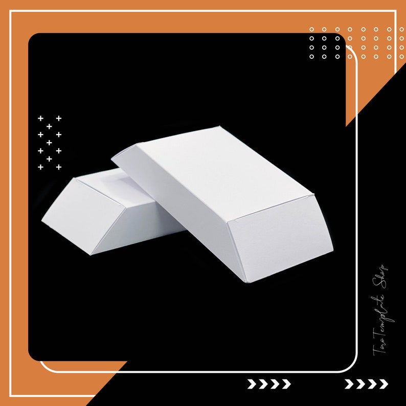 Rhombus Gift Box Template: Resizeable Printable (digital Download) - Etsy