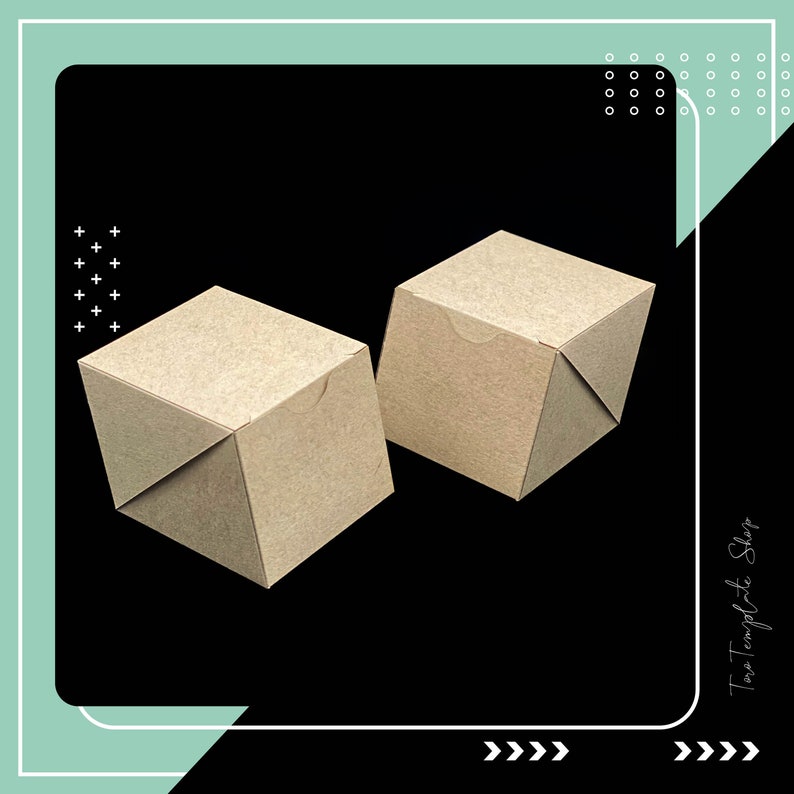 Rhombus Box Template Gift Box Template Candy Box Template - Etsy