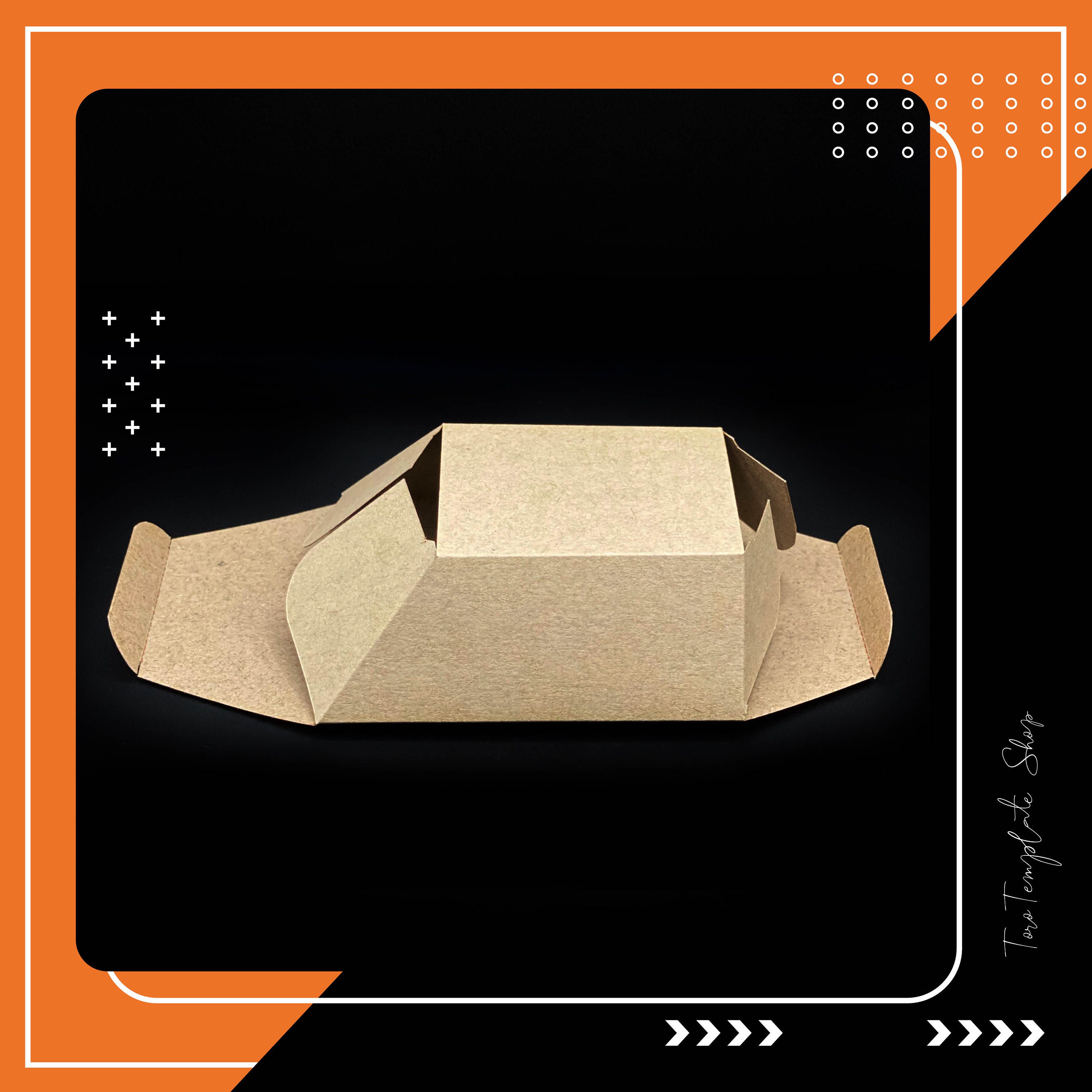 Trapezoid Box Template, Cookies Box Template, Gift Box Template, Candy ...