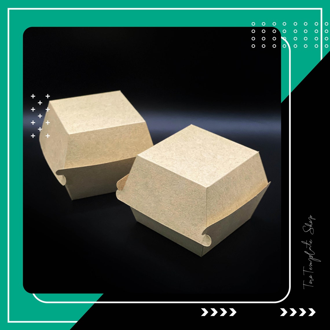 Box Template Cookies Box Template Gift Box Template Candy - Etsy