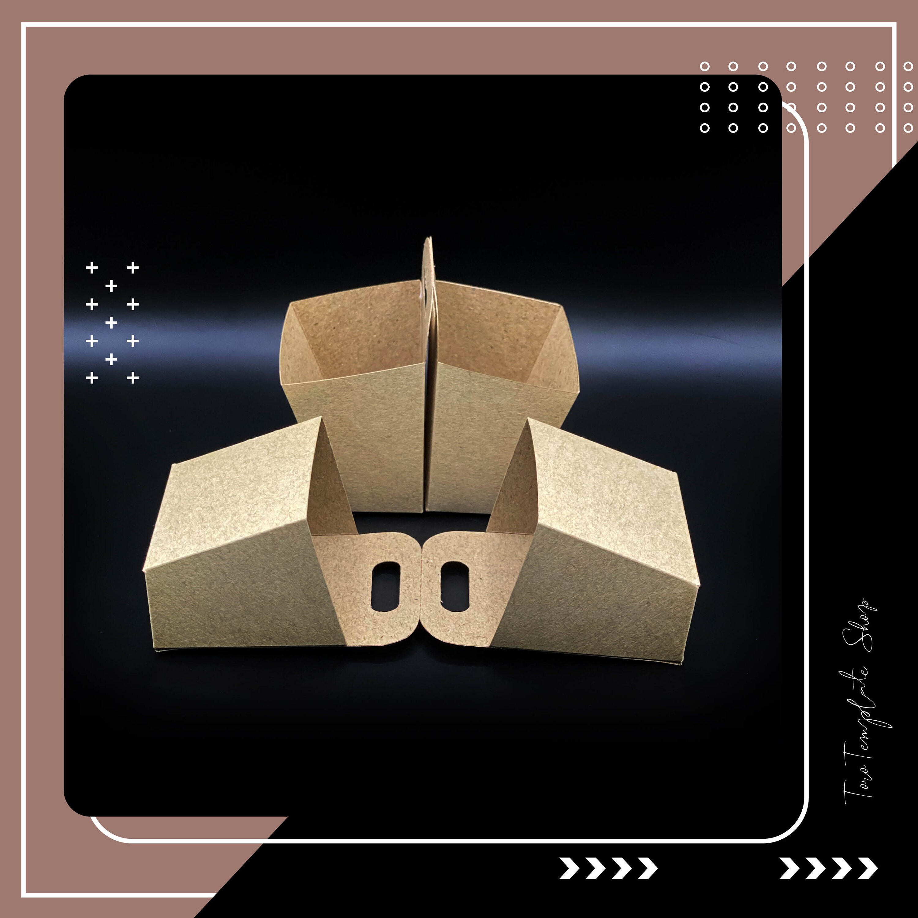 Basket Box Template, Box Template, Gift Box Template, Candy Box ...