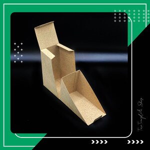 Trapezoid Box Template Cookies Box Template Gift Box - Etsy